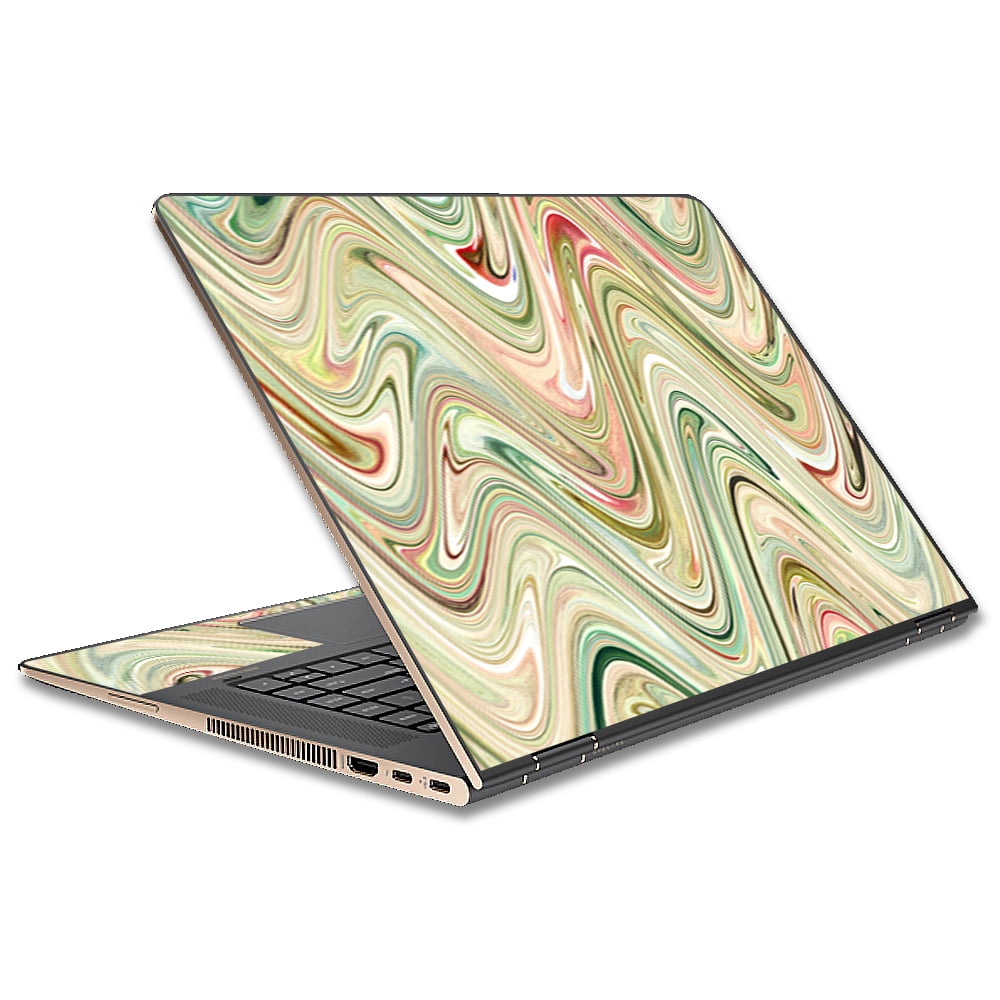 Skin Decal For Hp Spectre X360 15T Laptop Vinyl Wrap / Marble Abstract ...