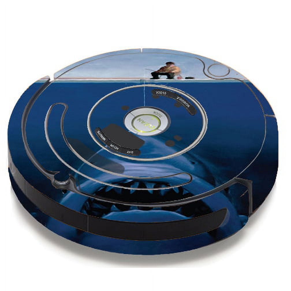Skin Decal For Irobot Roomba 650 655 Vacuum / Great White Shark Boat ...