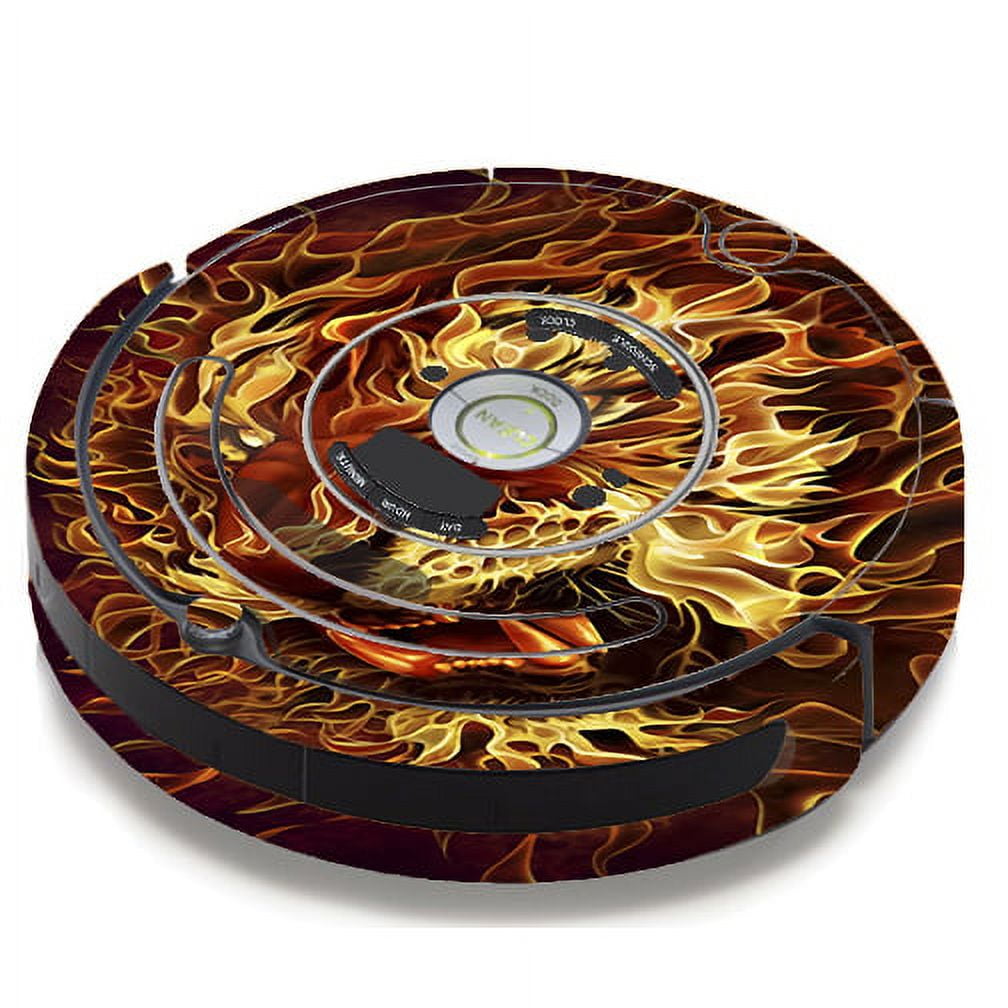 Skin Decal For Irobot Roomba 650 655 Vacuum / Tiger On Fire - Walmart.com