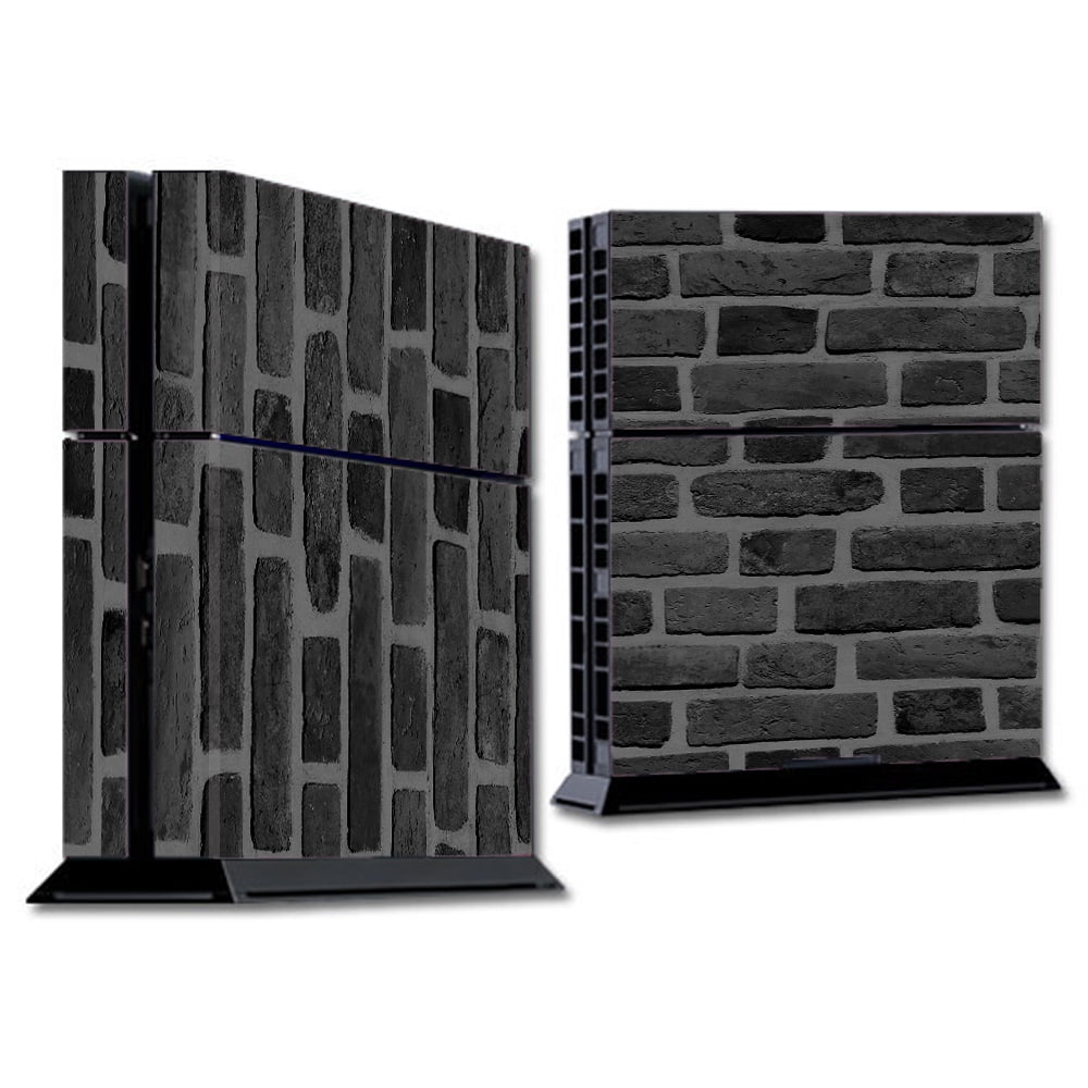 Skin Decal For Ps4 Playstation 4 Console / Grey Stone Brick Wall Bricks ...
