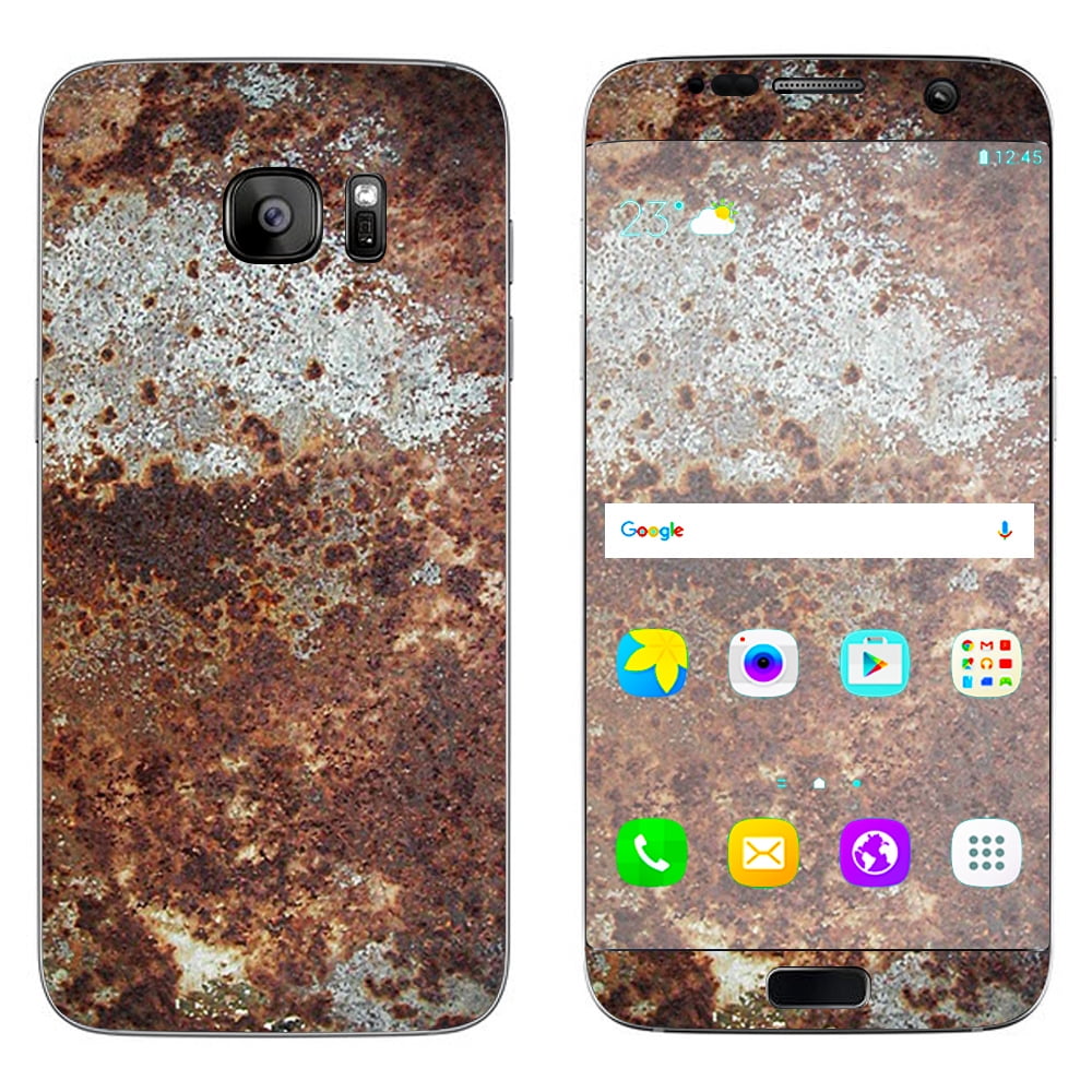 Skin Decal For Samsung Galaxy S7 Edge / Rust Corroded Metal Panel ...