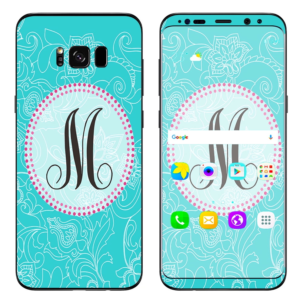 Skin Decal For Samsung Galaxy S8 / Monogram Letter M - Walmart.com