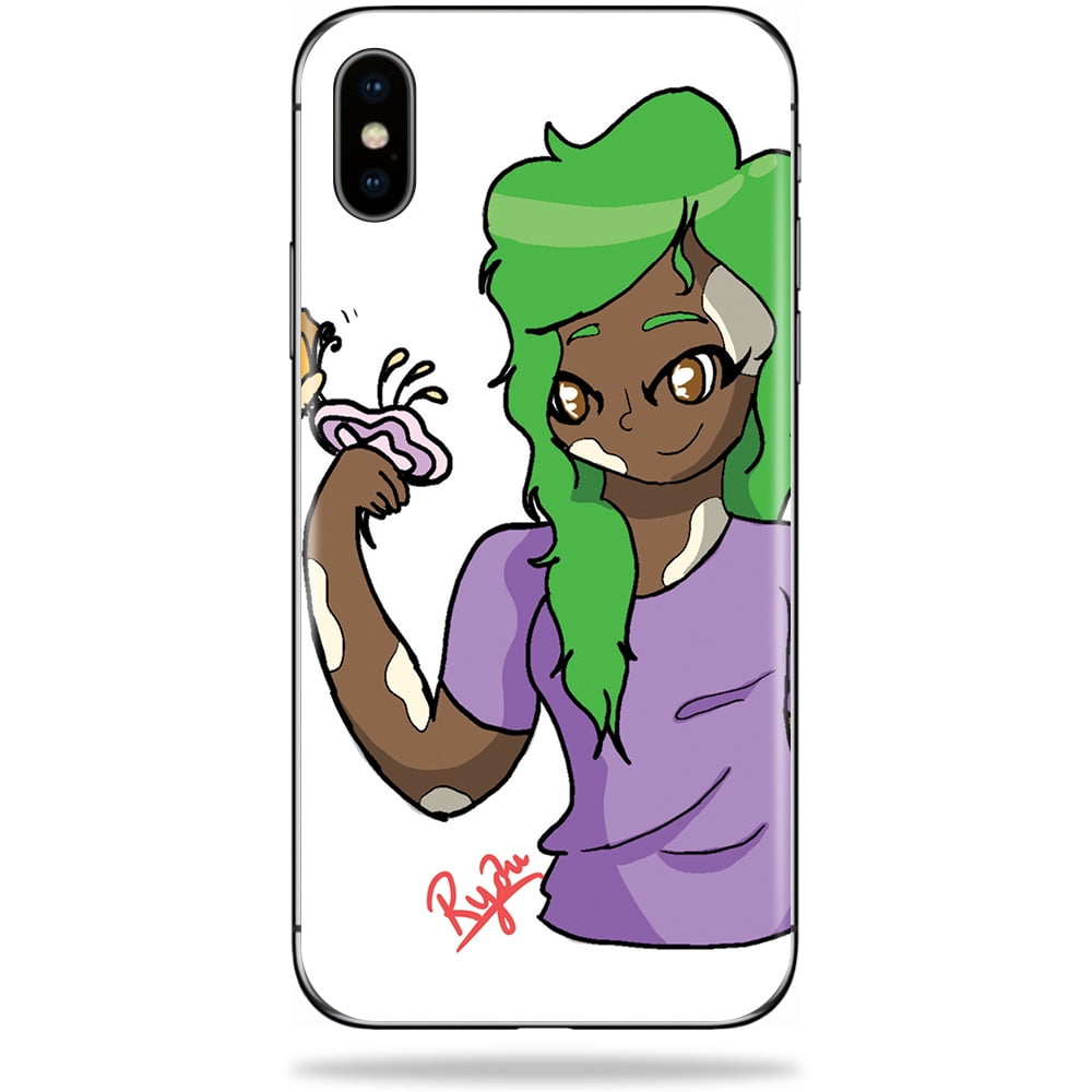 Skin Decal Wrap Compatible With Apple iPhone X Sticker Design Butterfly ...