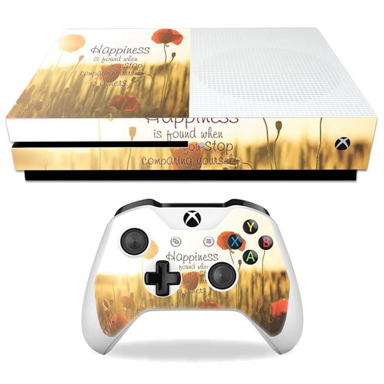Skin Decal Wrap Compatible With Microsoft Xbox One S Happiness ...