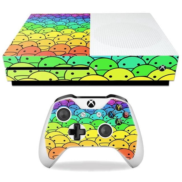 Skin Decal Wrap Compatible With Microsoft Xbox One S Happy Faces ...