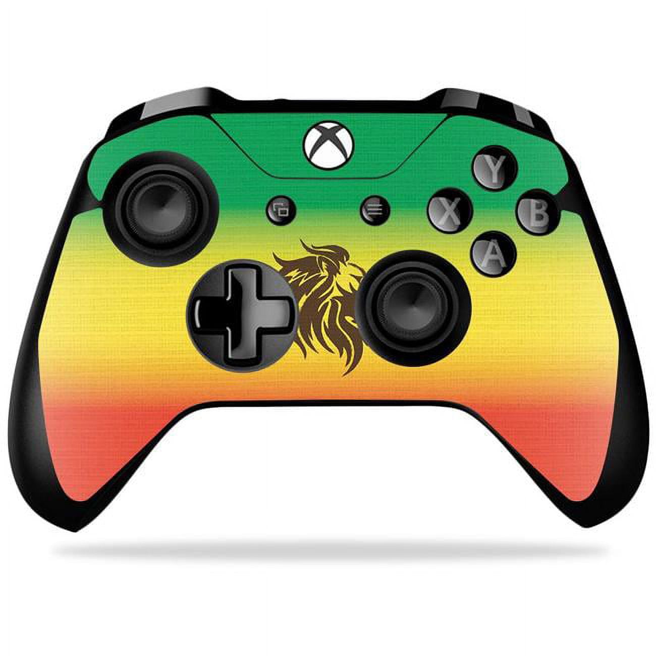 Skin Decal Wrap Compatible With Microsoft Xbox One X Controller Rasta ...