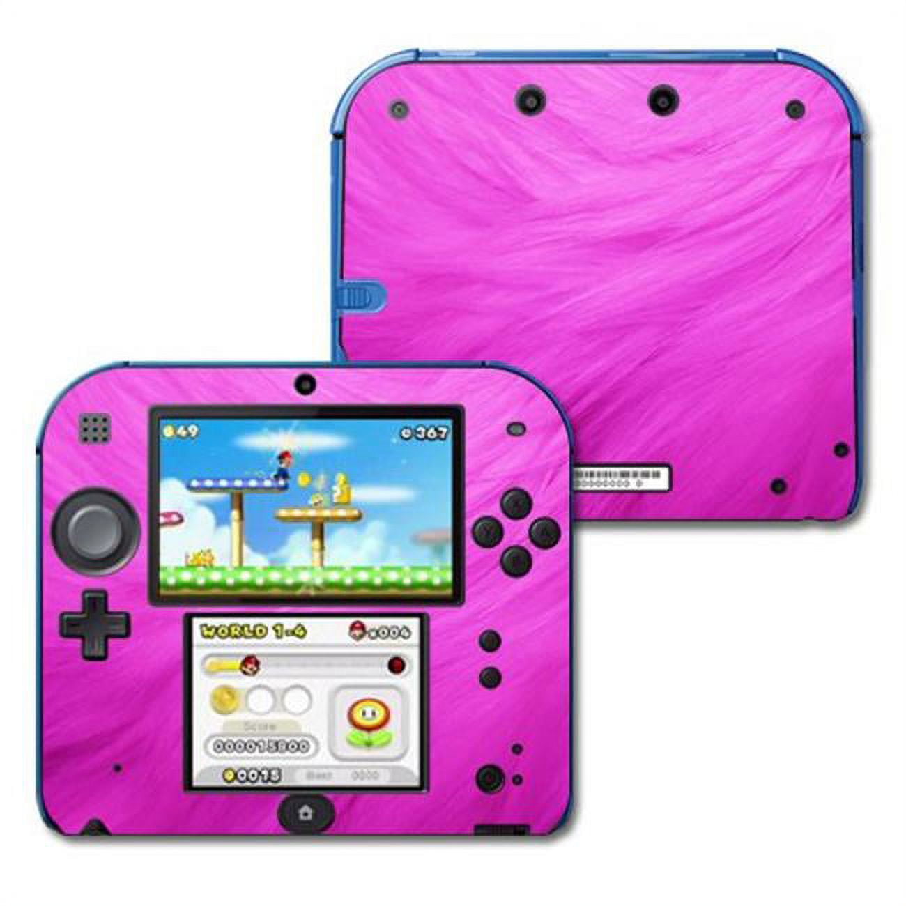 Skin Decal Wrap Compatible With Nintendo 2DS Sticker Design Pink Fur ...
