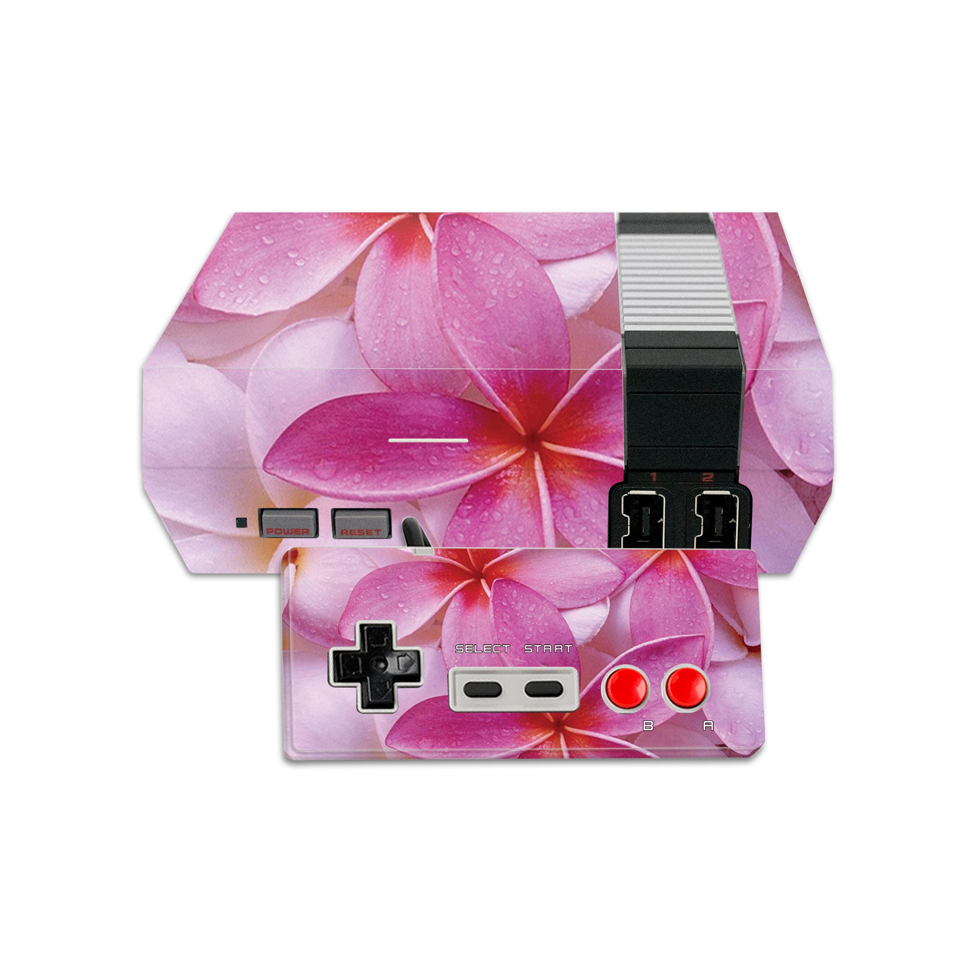 Skin Decal Wrap Compatible With Nintendo NES Classic Edition Flowers ...