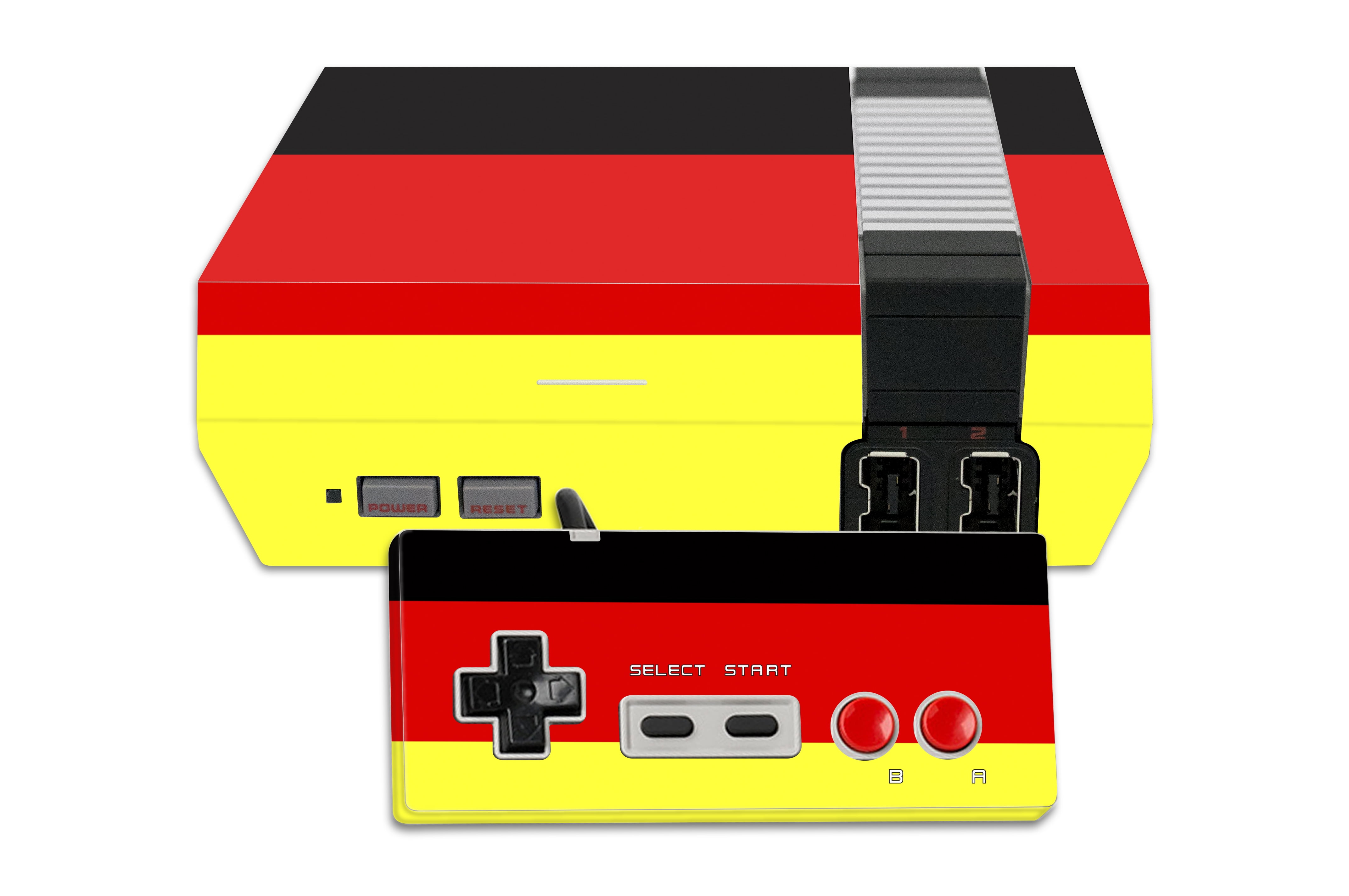Skin Decal Wrap Compatible With Nintendo NES Classic Edition German ...