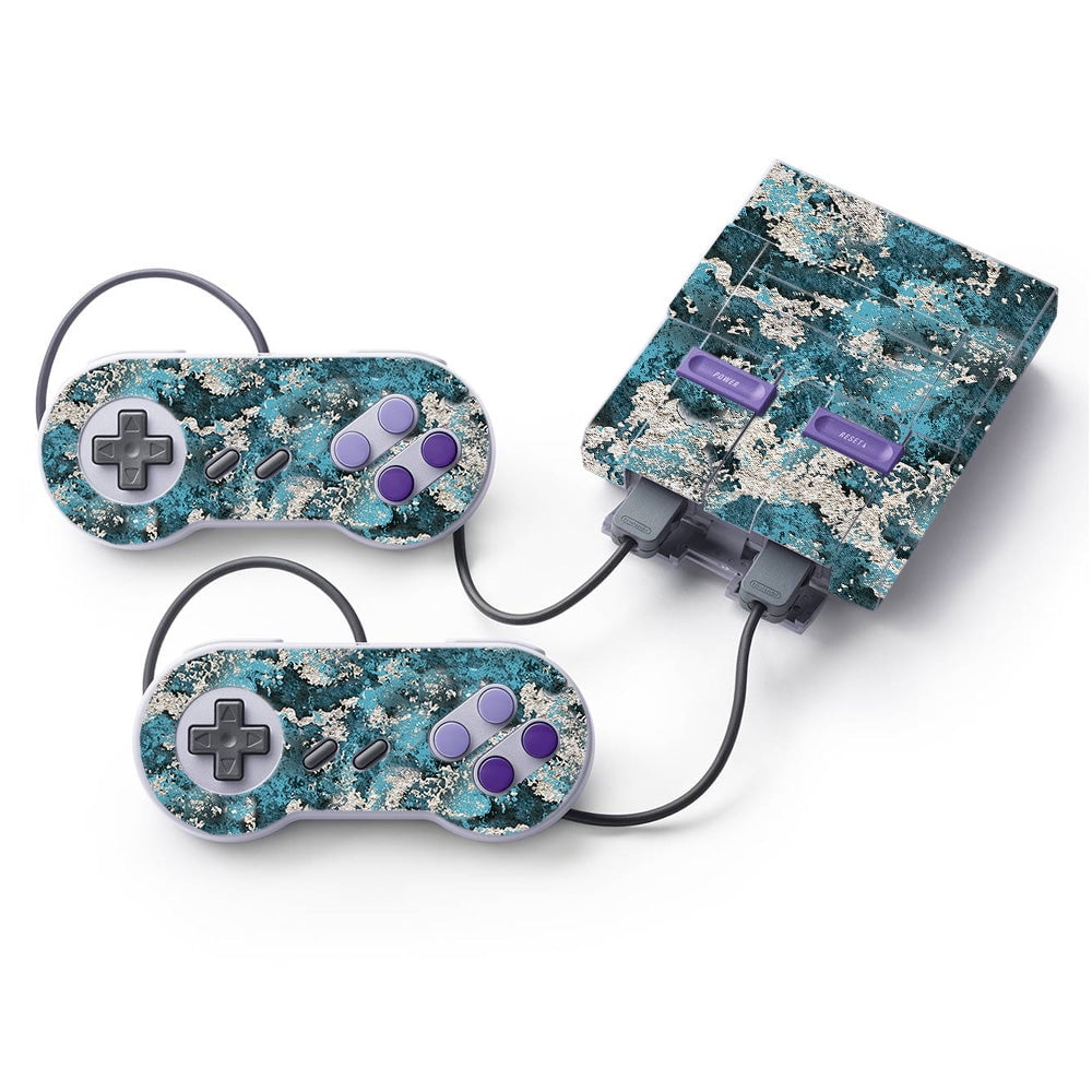 Skin Decal Wrap Compatible With Nintendo Super NES Classic Sticker ...