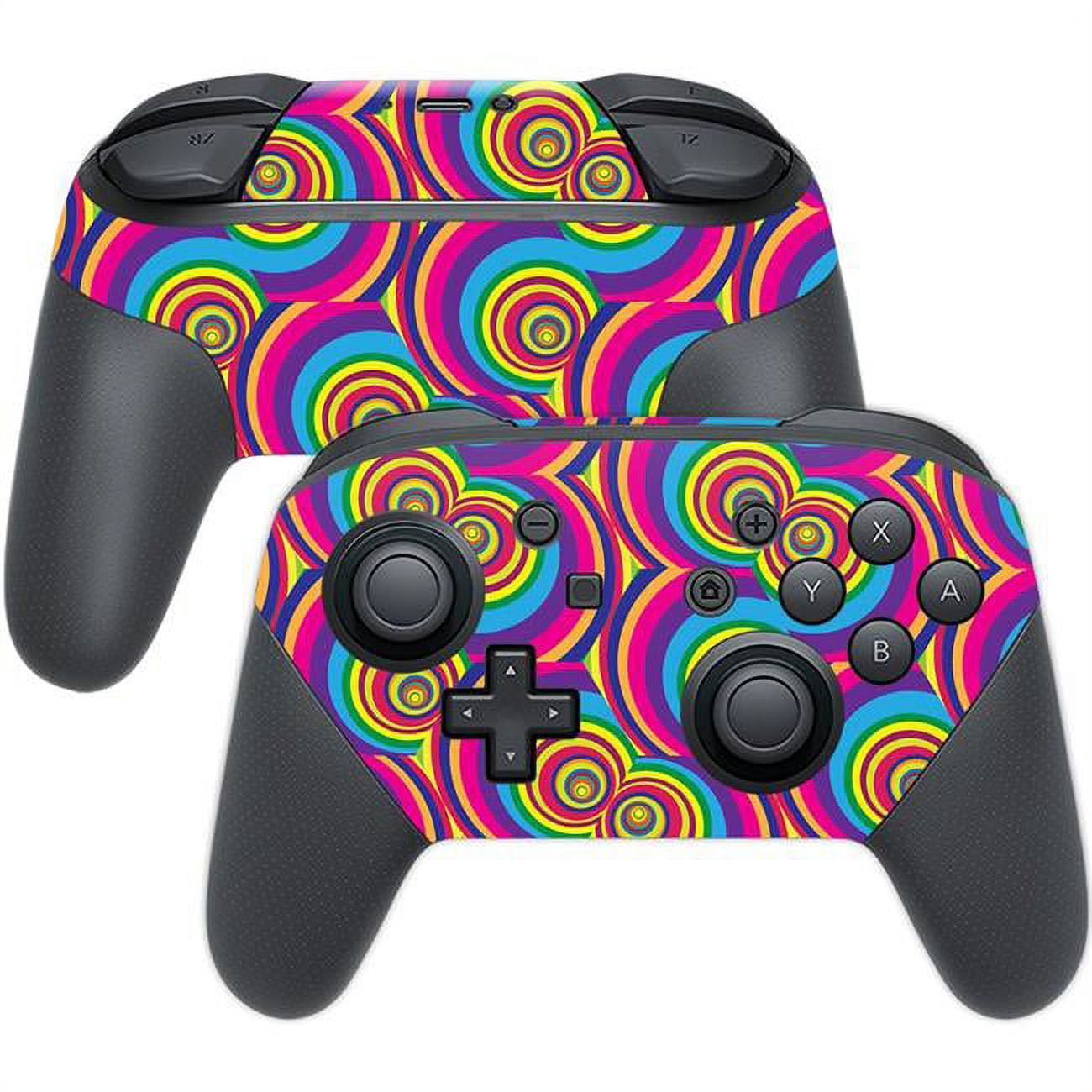 Skin Decal Wrap Compatible With Nintendo Switch Pro Controller Groovy ...
