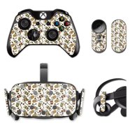 Skin Decal Wrap Compatible With Oculus Quest 2 Sticker Design Green ...