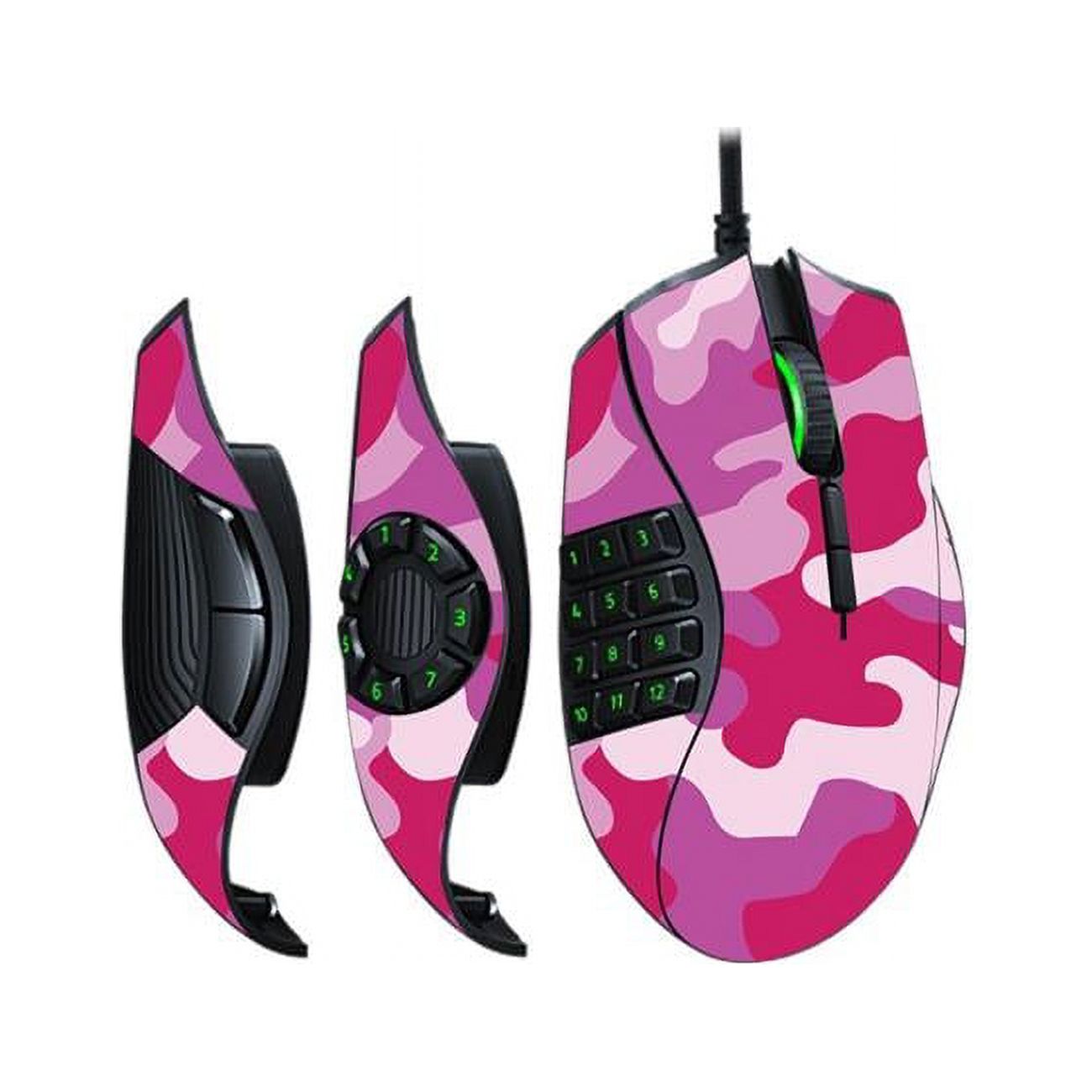 Skin Decal Wrap Compatible With Razer Naga Trinity Sticker Design Pink ...