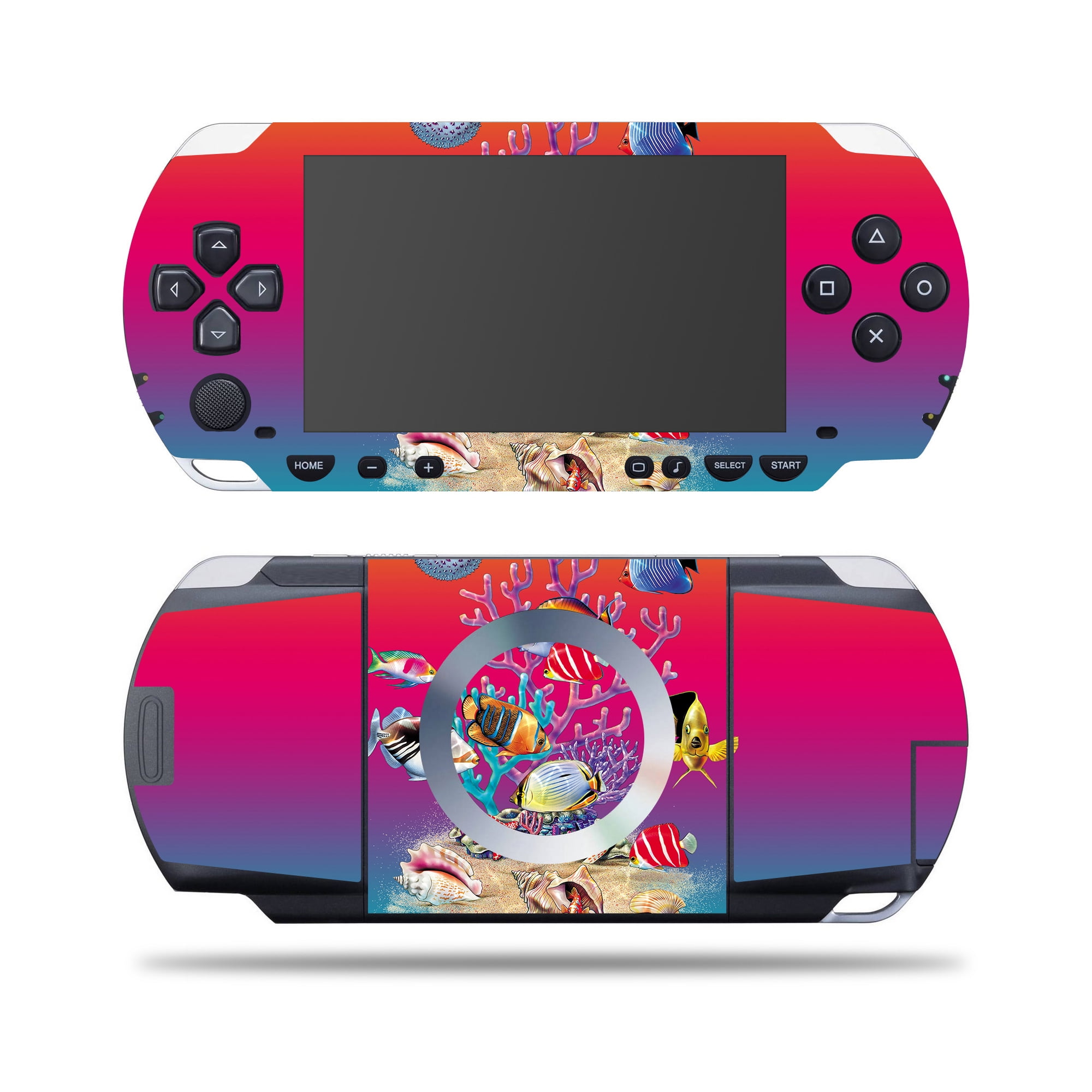 Skin Decal Wrap Compatible With SONY PSP Coral Garden - Walmart.com