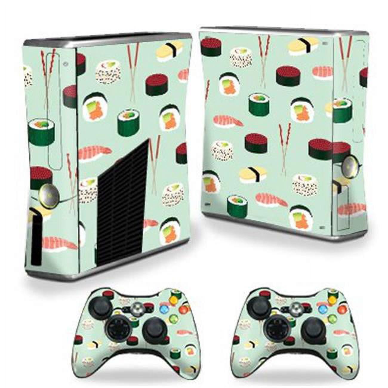 Skin Decal Wrap Compatible With X-Box 360 Xbox 360 S console Sushi ...