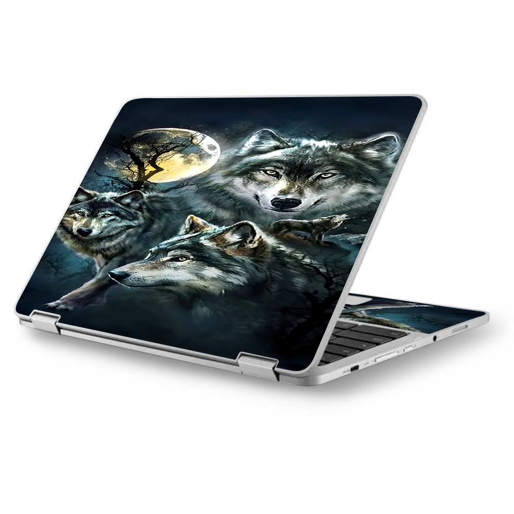 Skin Decal for Asus Chromebook 12.5" Flip C302CA Laptop Vinyl Wrap / 3 ...
