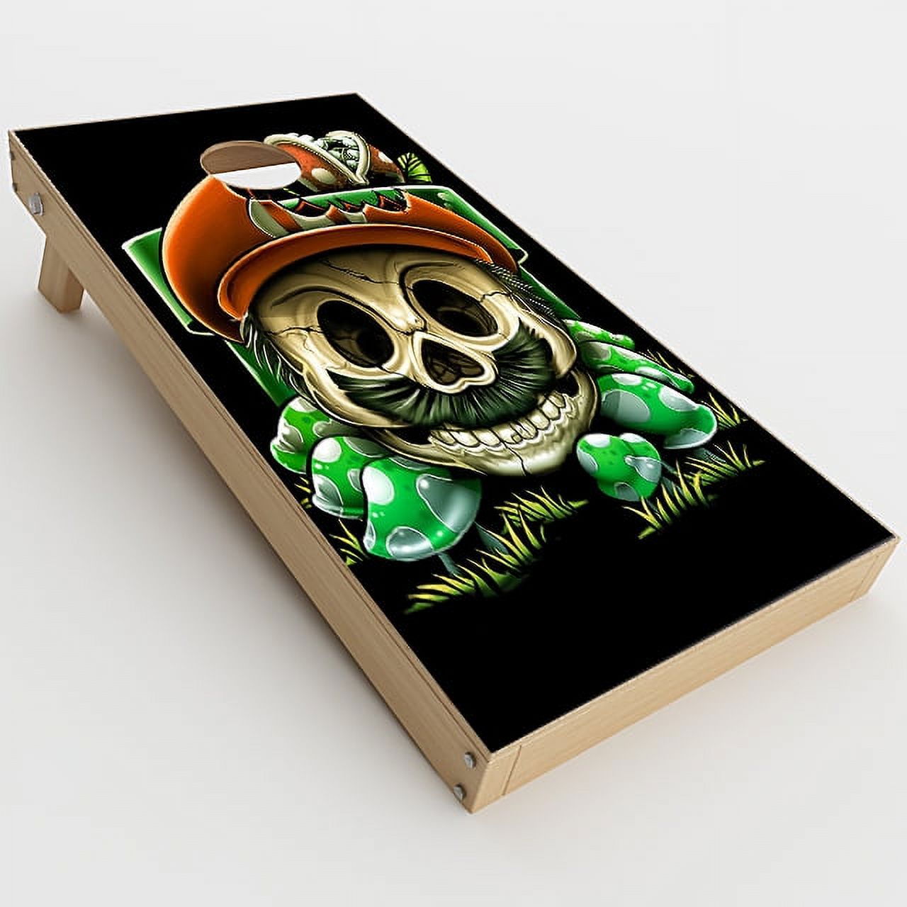 Skin Decals For Cornhole Game Board (2Xpcs.) / Gangster Mario Face ...