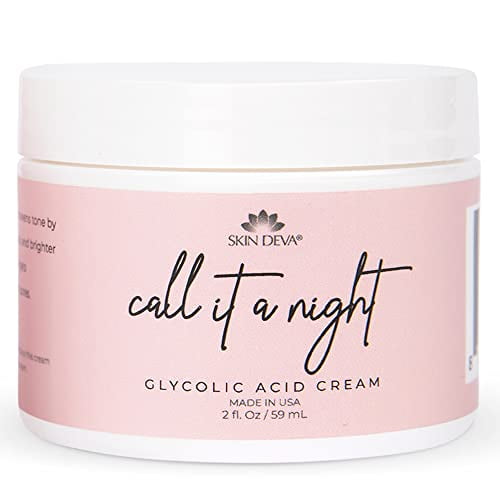 Skin Deva Glycolic Acid Cream Exfoliates Skin During Sleep - Brightens ...