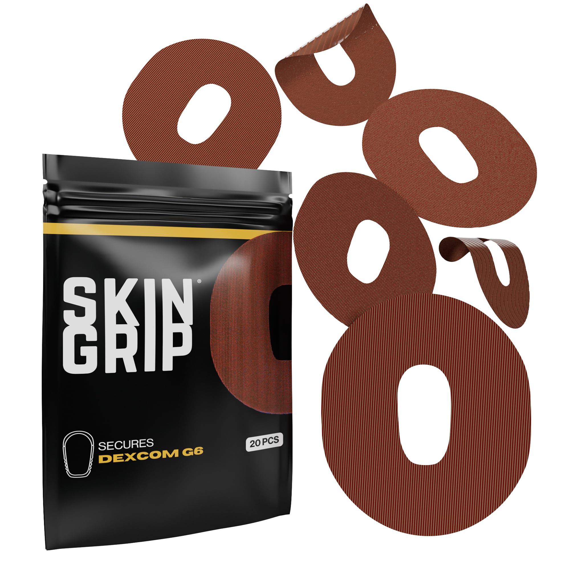 Skin Grip Adhesive Patches for Dexcom G6 CGM â€“ Waterproof ...