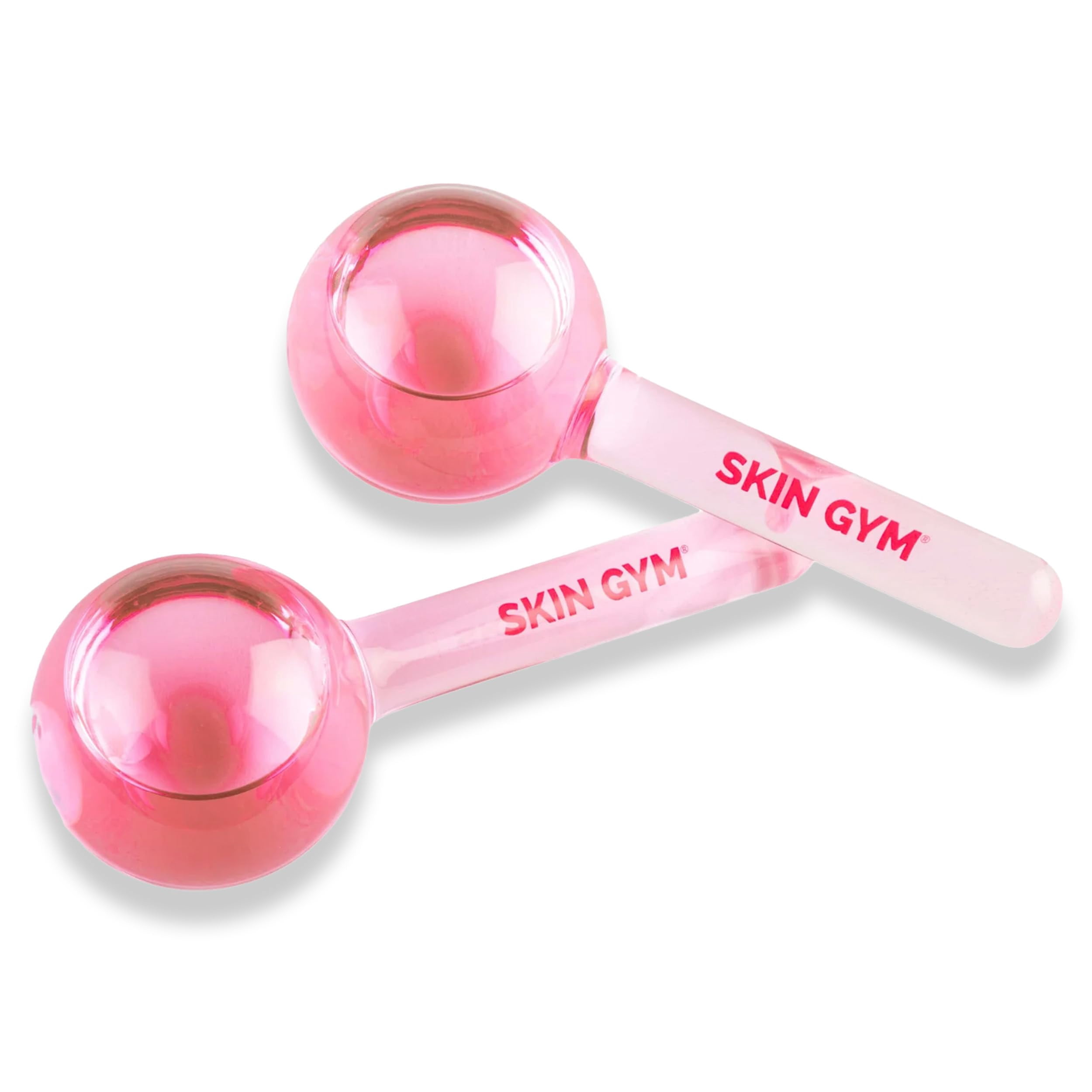 Skin Gym Ice Globe Beauty Balls, Pink Liquid Cryocicles, Cooling Face ...