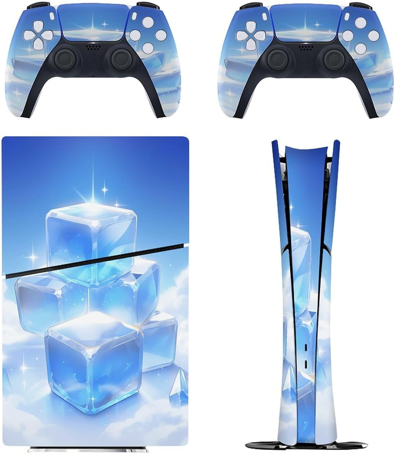 Skin for PS5 Slim Digital Edition, Sticker Cover for PlayStation 5 ...