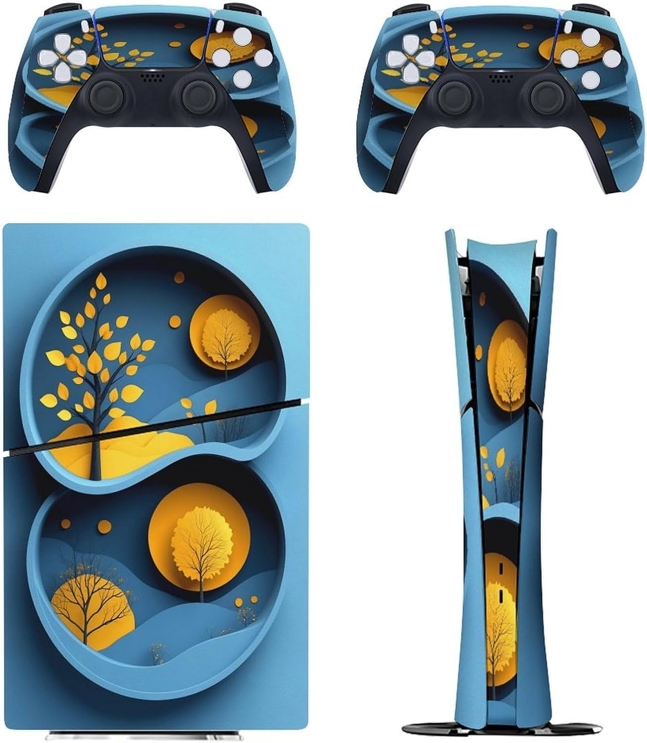 Skin for PS5 Slim Digital Edition, Sticker Cover for PlayStation 5 ...