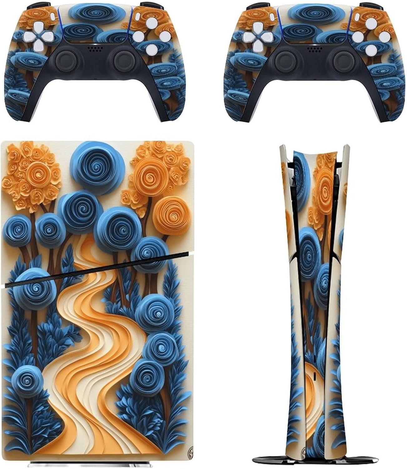 Skin for PS5 Slim Digital Edition, Sticker Cover for PlayStation 5 ...