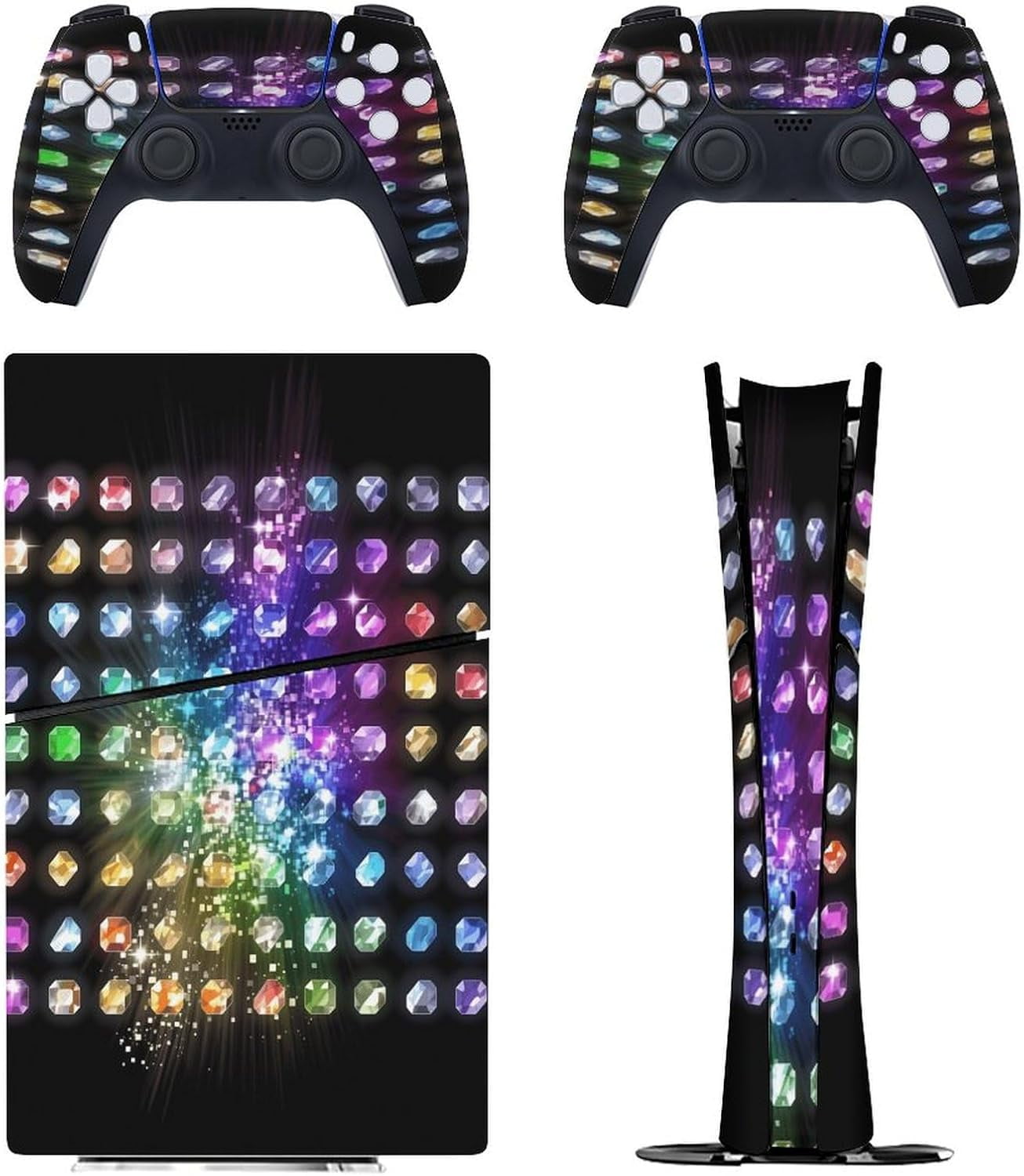 Skin for PS5 Slim Digital Edition, Sticker Cover for PlayStation 5 ...