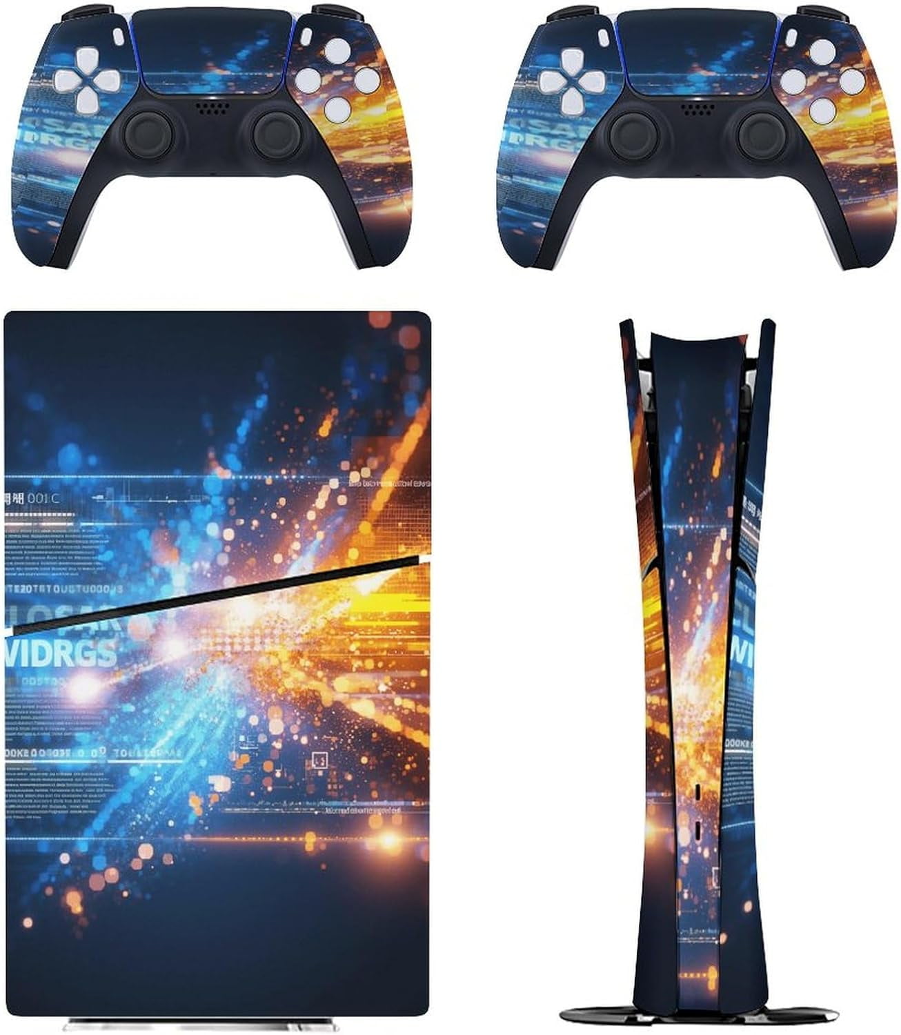 Skin for PS5 Slim Digital Edition, Sticker Cover for PlayStation 5 ...