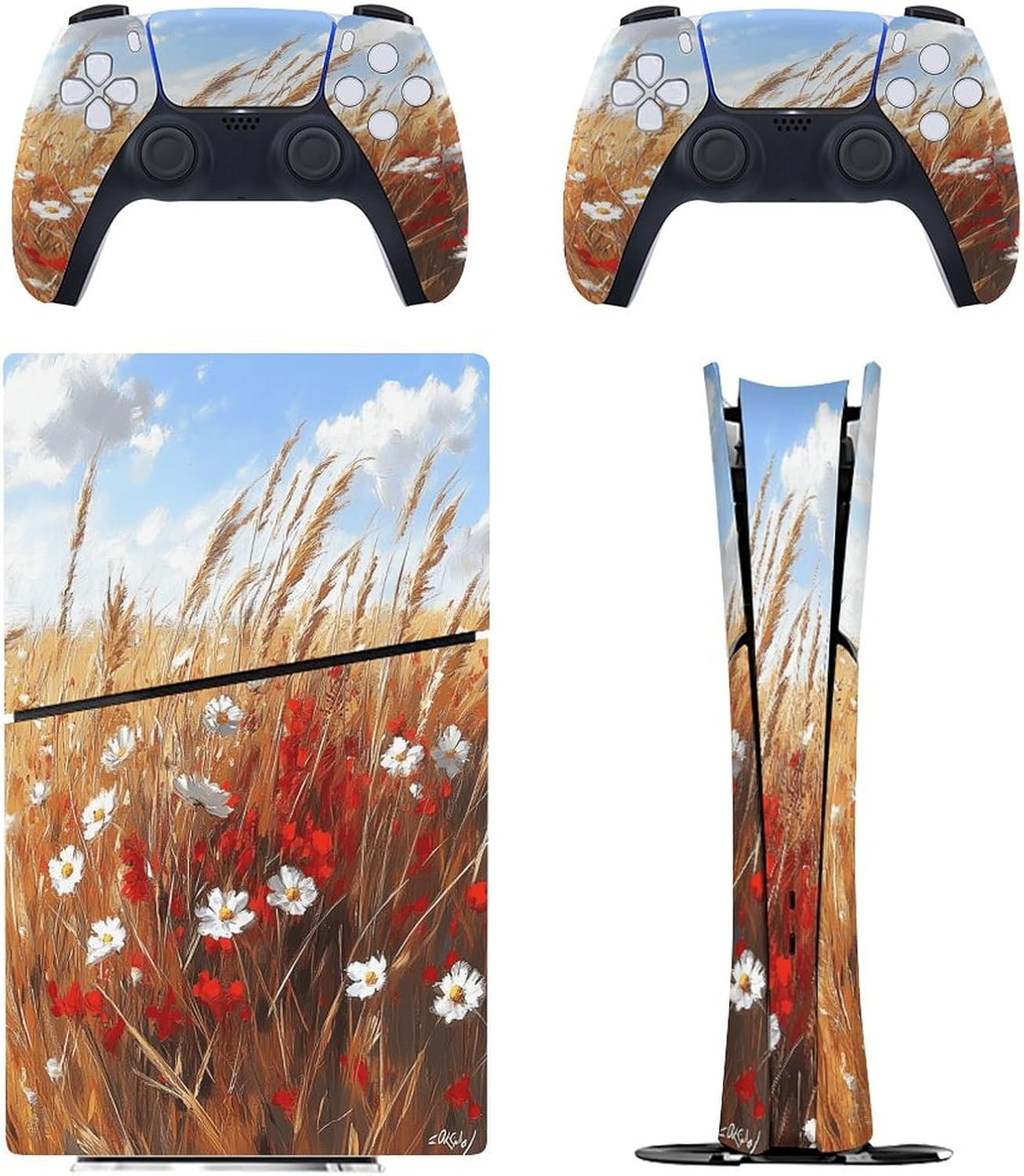 Skin for PS5 Slim Digital Edition, Sticker Cover for PlayStation 5 ...