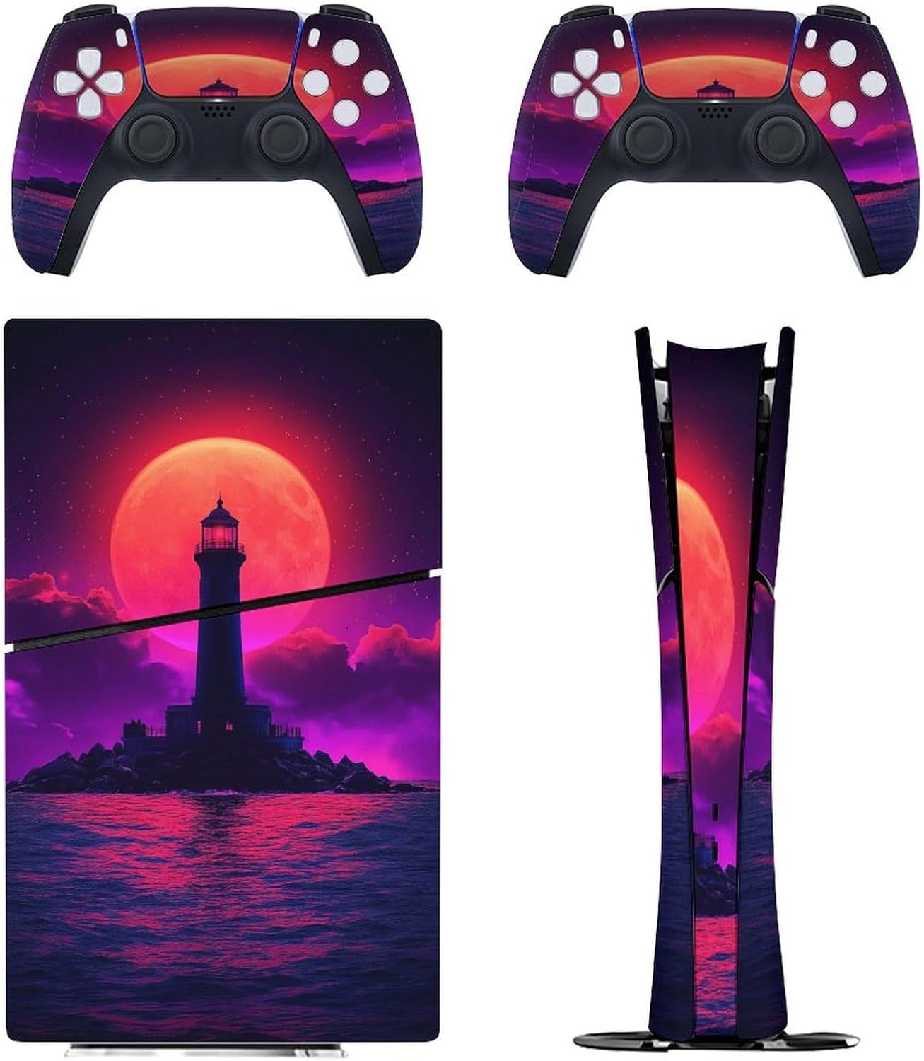 Skin for PS5 Slim Digital Edition, Sticker Cover for PlayStation 5 ...