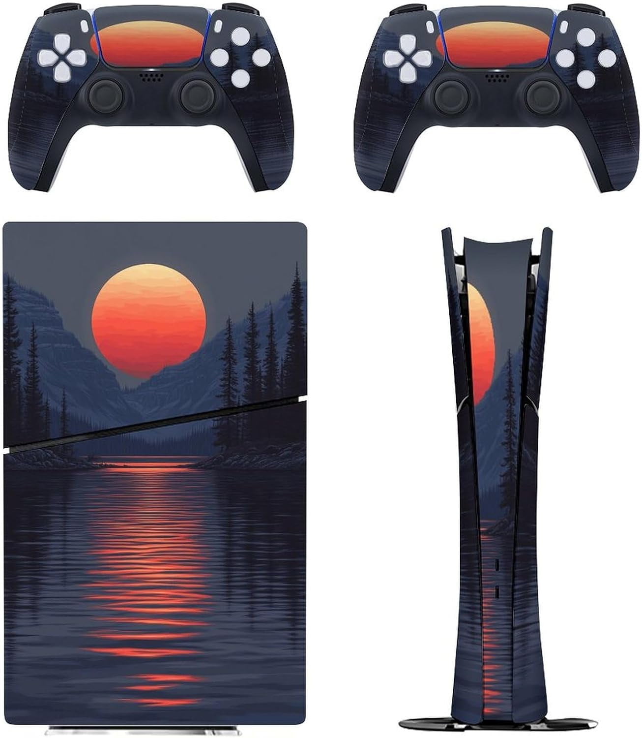 Skin for PS5 Slim Digital Edition, Sticker Cover for PlayStation 5 ...