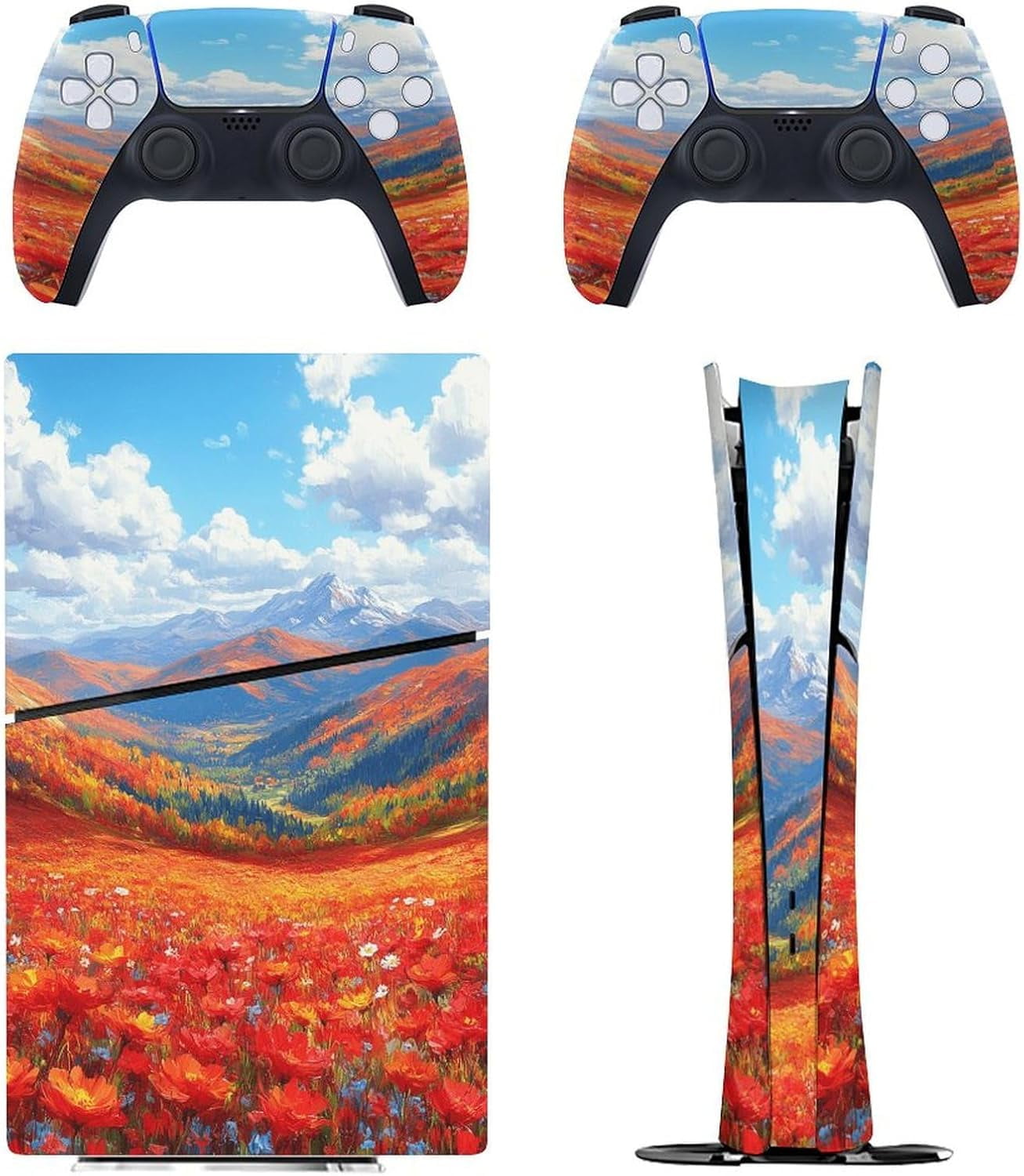 Skin for PS5 Slim Digital Edition, Sticker Cover for PlayStation 5 ...