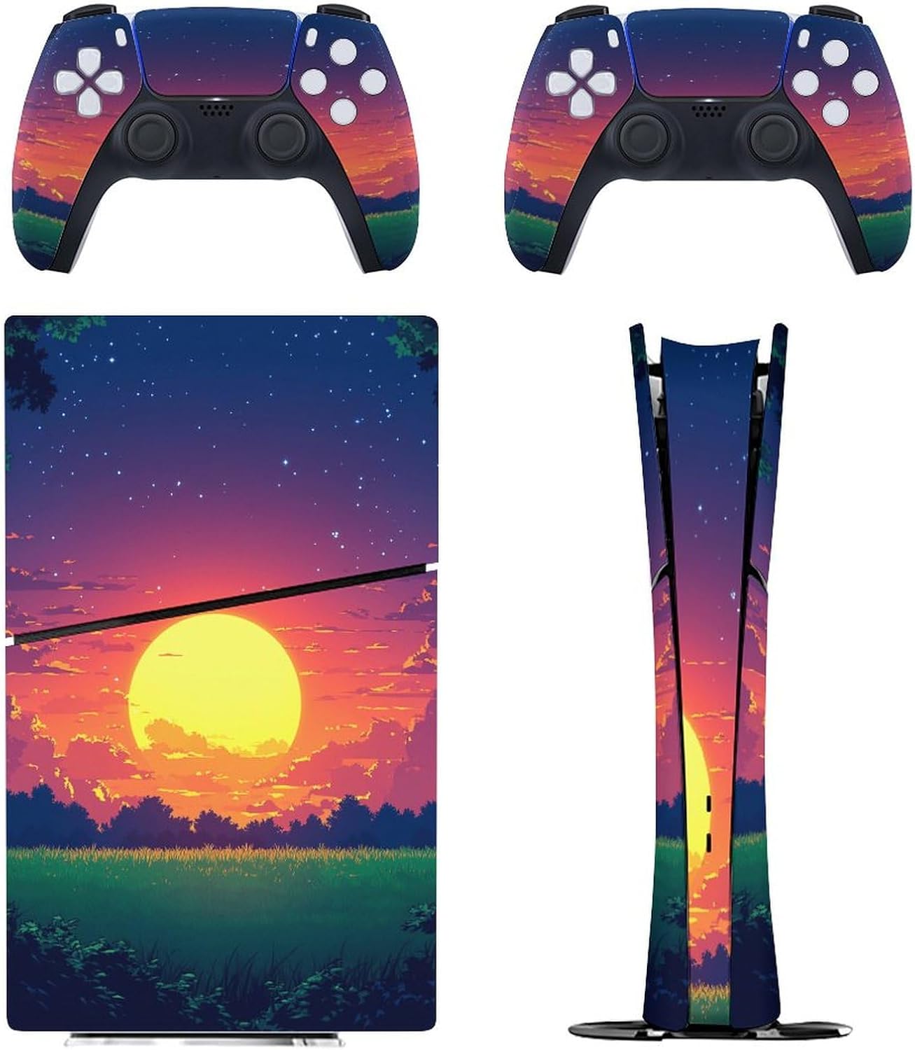 Skin for PS5 Slim Digital Edition, Sticker Cover for PlayStation 5 ...