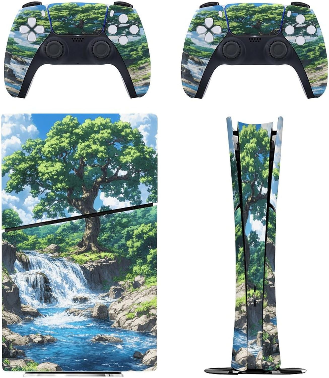 Skin for PS5 Slim Digital Edition, Sticker Cover for PlayStation 5 ...