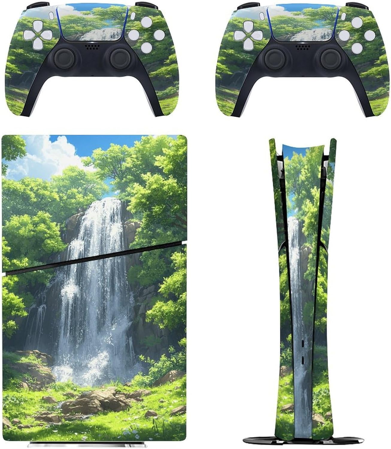 Skin for PS5 Slim Digital Edition, Sticker Cover for PlayStation 5 ...