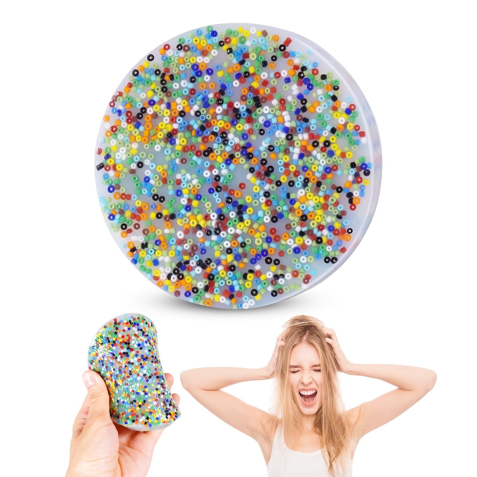 Skin Picking Fidget Toy, Silicone Picky Party Pad, Sensory Toys for ...