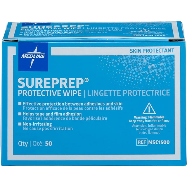 Skin Protectant Wipes Medline 2 Boxes of 50 - Walmart.com