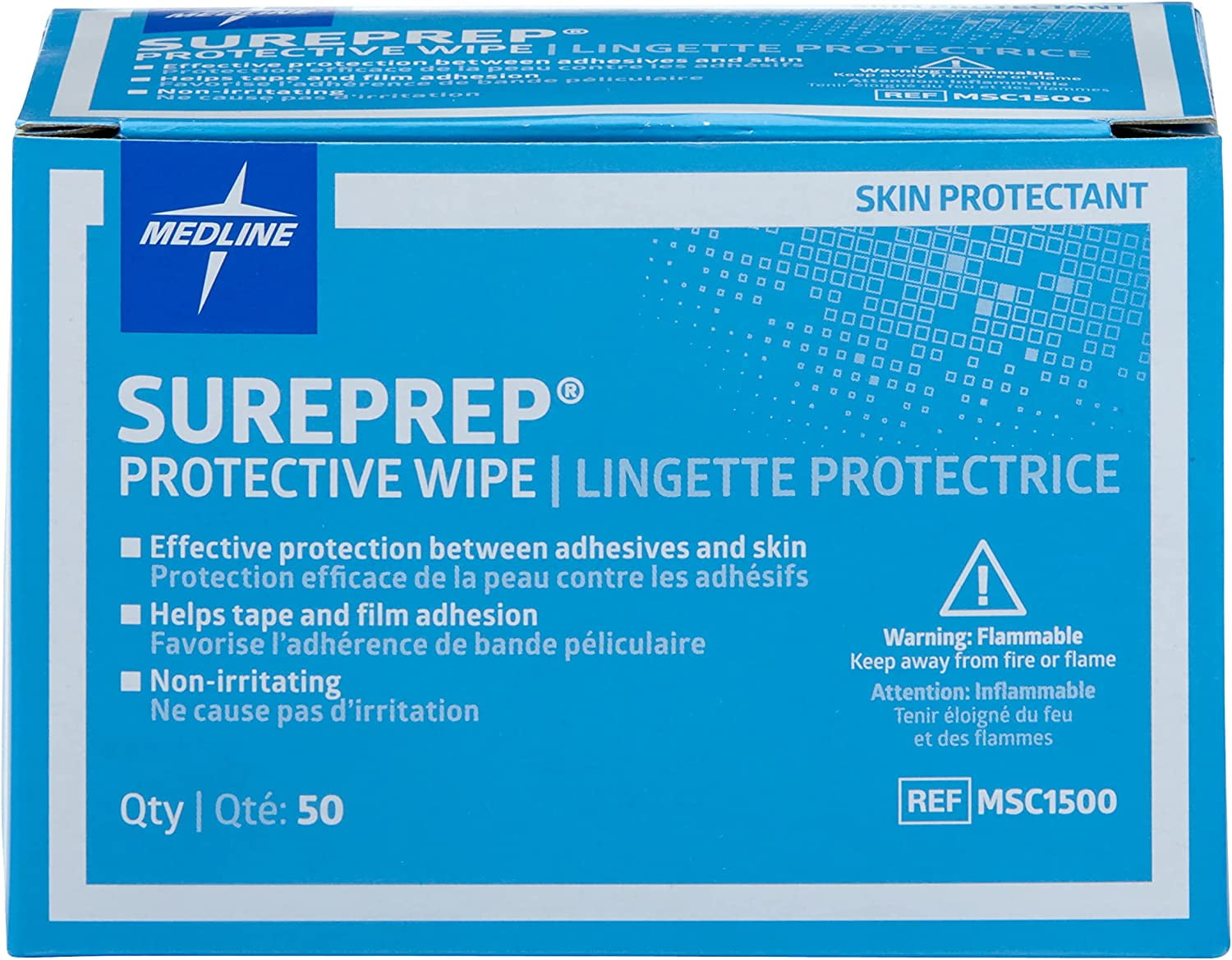 Skin Protectant Wipes Medline Box of 50 - Walmart.com