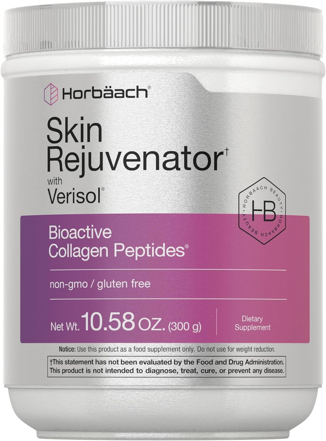 Horbaach Skin Rejuvenator Powder 10.58 oz with Bioactive Collagen ...