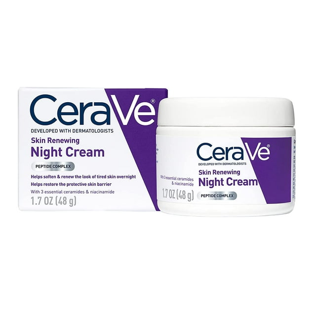 Skin Renewing Night Cream | Niacinamide, Peptide Complex, and ...