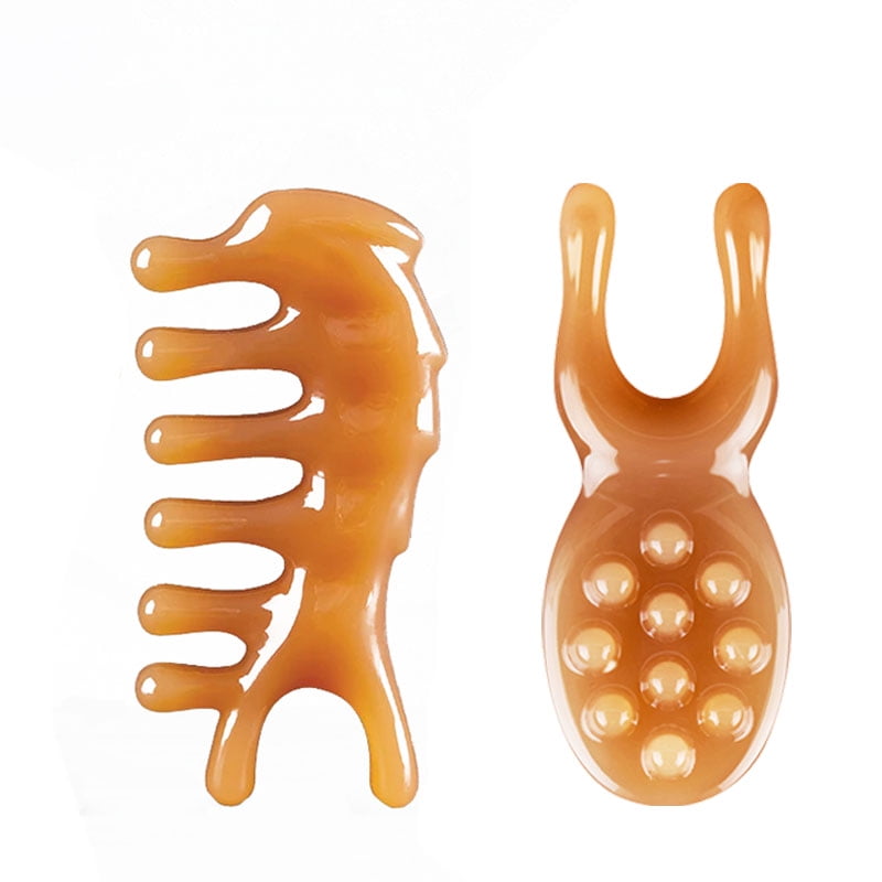 Skin Scraping Resin Guasha Massage Board Face Eye SPA Massager Plate ...