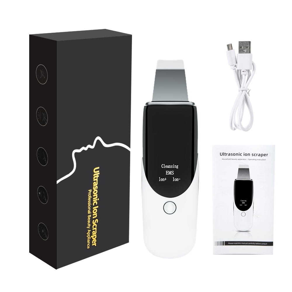 Electric Skin Scrubber Ultrasonic Ion Facial Cleansing Peeling Shovel ...