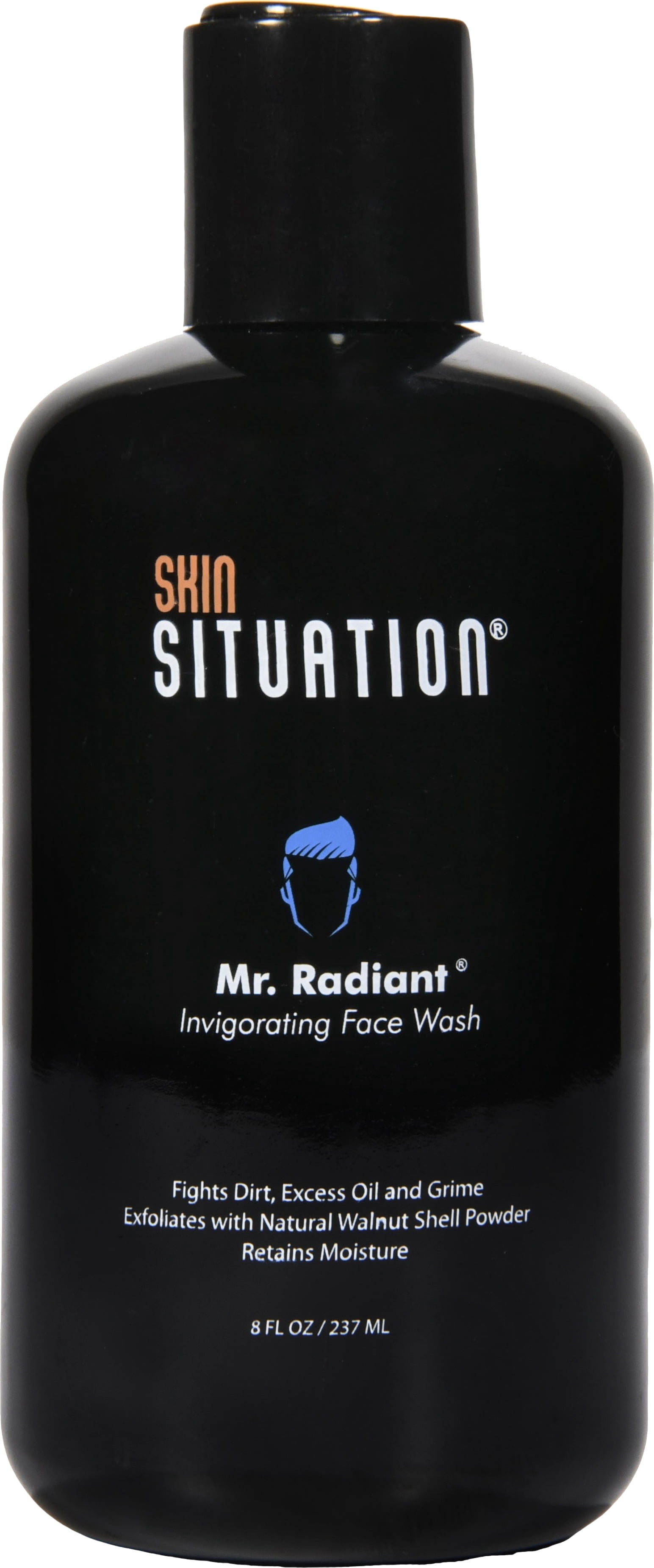 Mr. Radiant Men Daily Face Wash Deep Cleans, Detox, Removes Dirt and ...