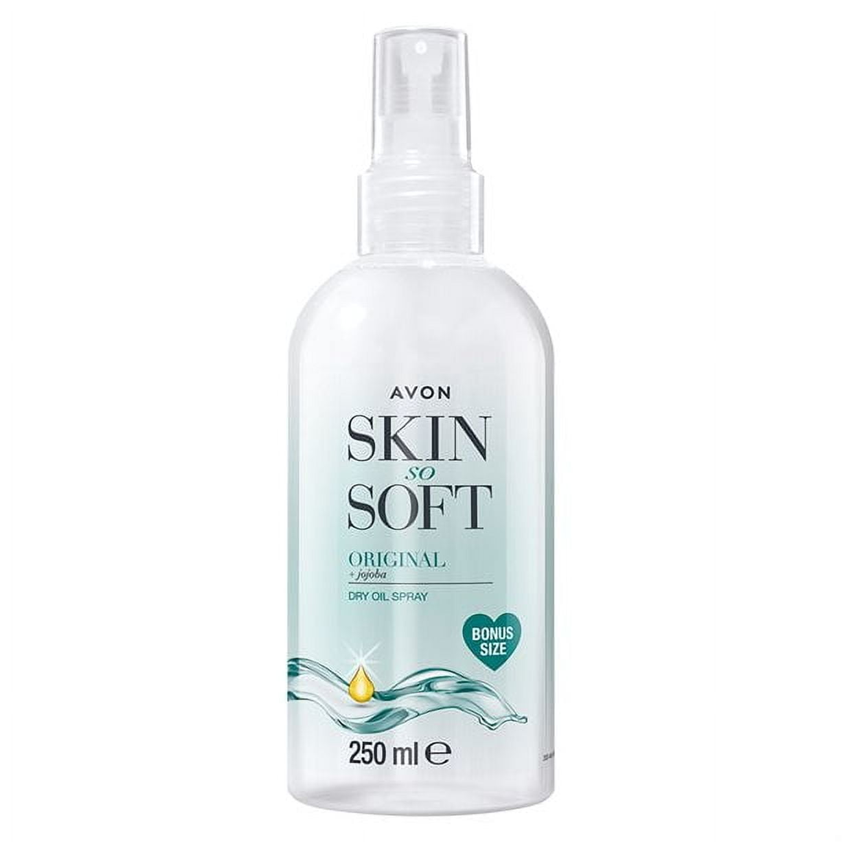 Avon Skin So Soft Dry Body Oil Spray, Lightweight Jojoba Oil, 250ml ...
