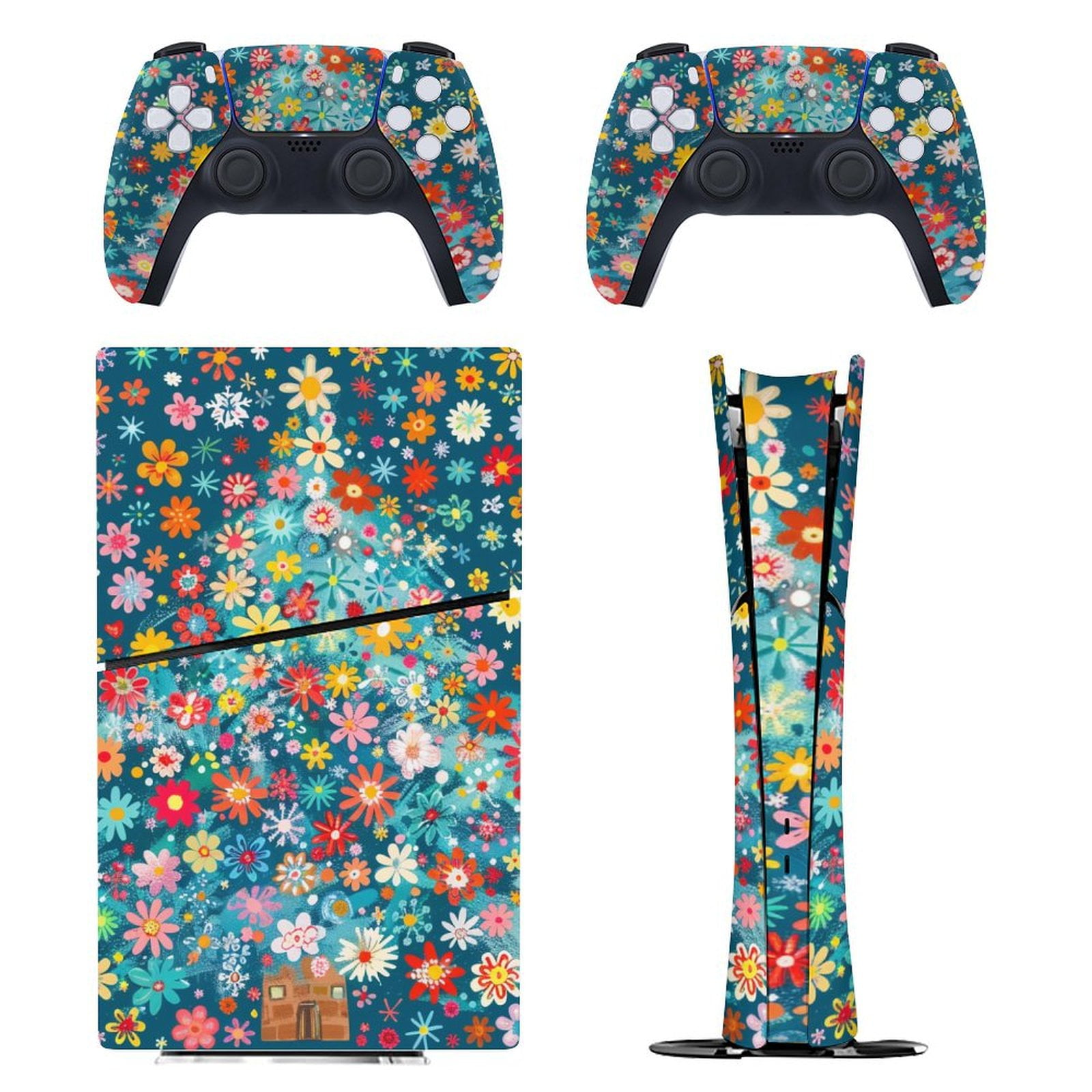Skin Sticker for PS5 Slim Standard Disc Digital Edition Console and ...