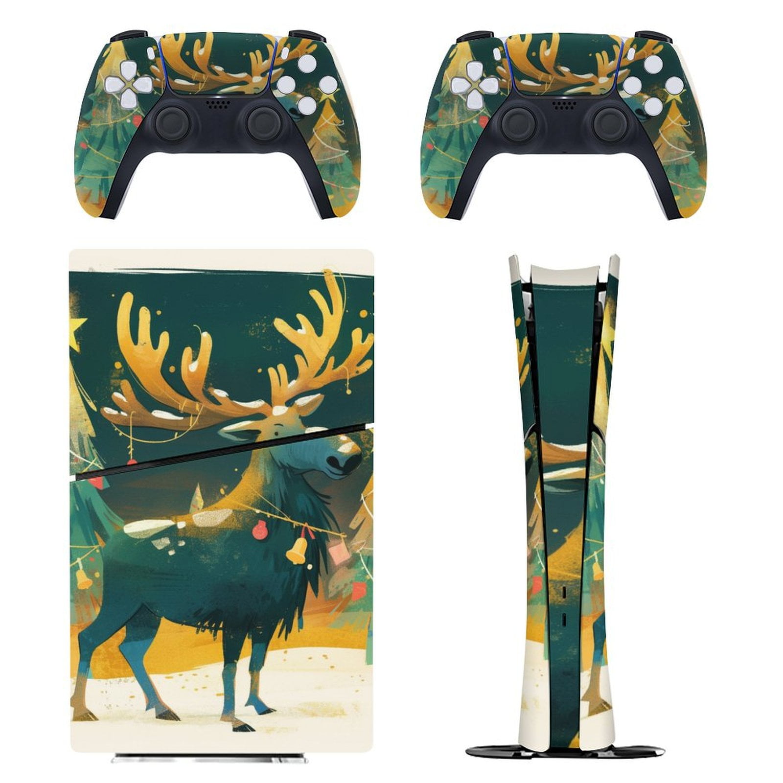 Skin Sticker for PS5 Slim Standard Disc Digital Edition Console and ...