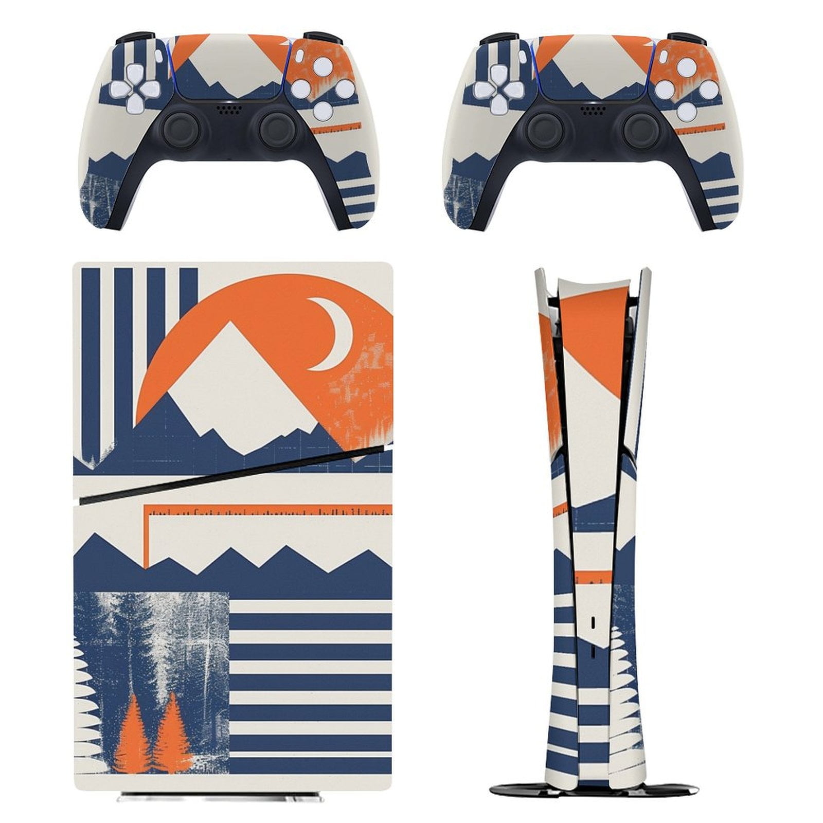 Skin Sticker for PS5 Slim Standard Disc Digital Edition Console and ...