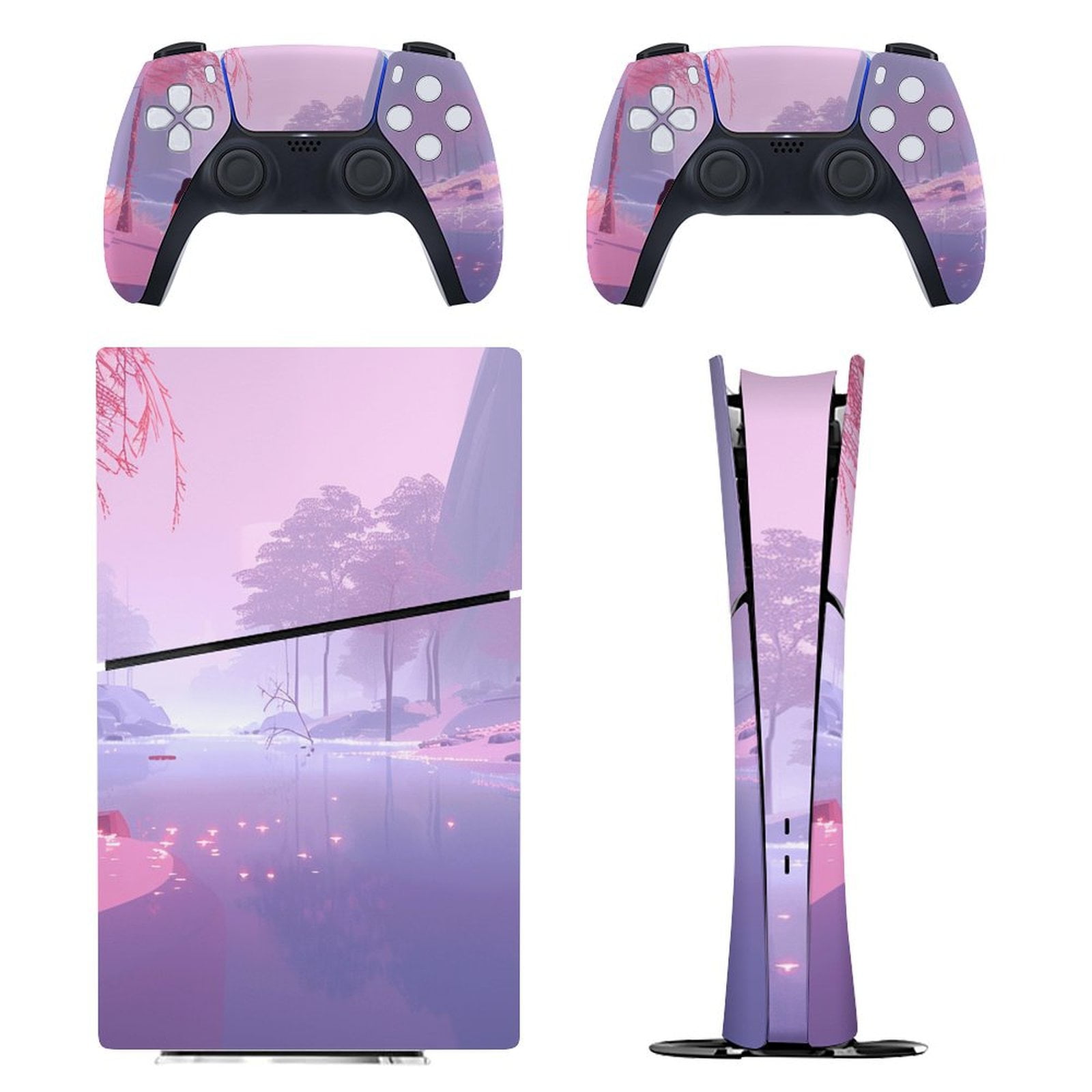 Skin Sticker for PS5 Slim Standard PS5 Pro Disc Digital Edition Console ...