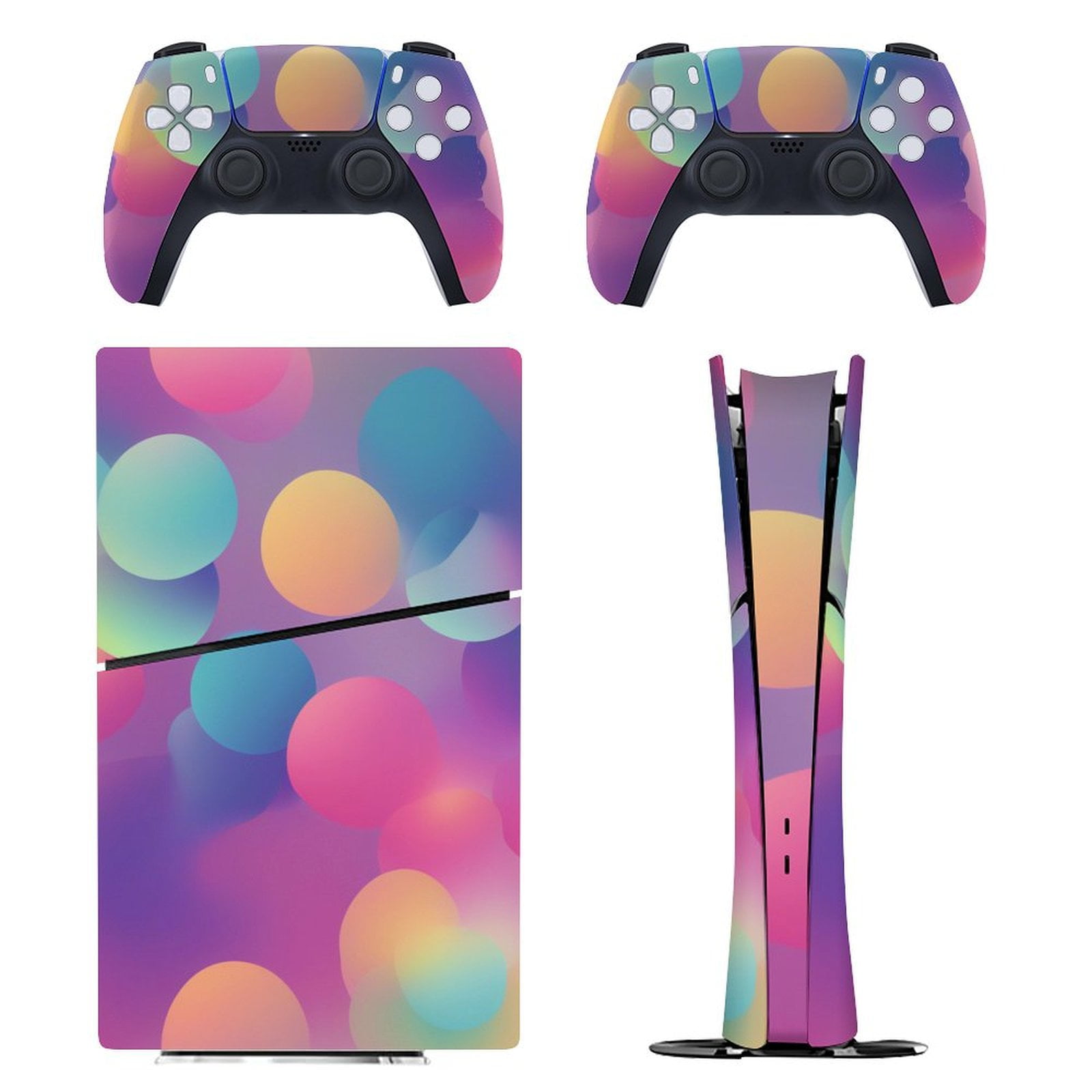 Skin Sticker for PS5 Slim Standard PS5 Pro Disc Digital Edition Console ...